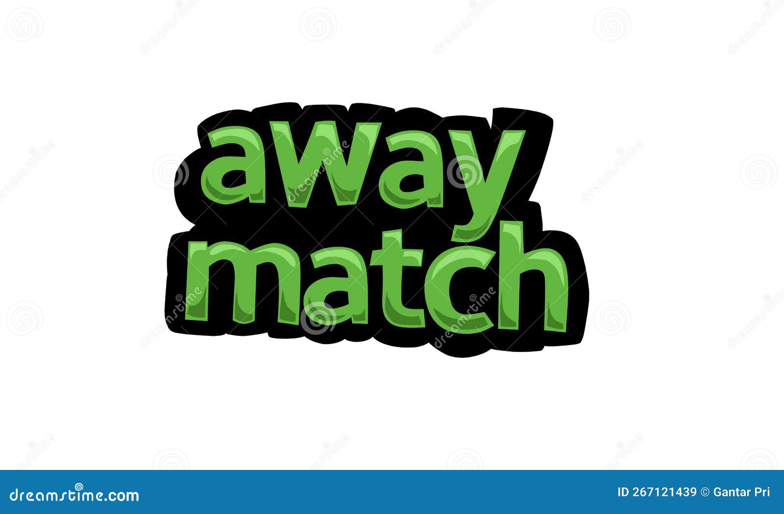 White Screen Animation Video Written AWAY MATCH Royalty-Free Stock ...