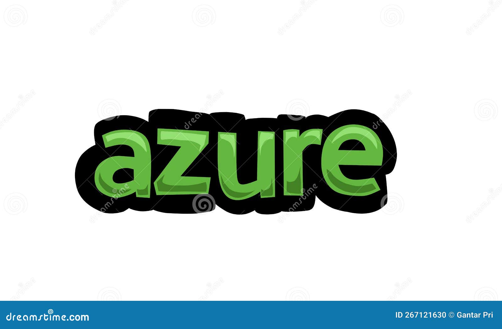 White Screen Animation Video Written AZURE Stock Illustration ...