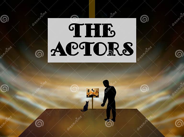 White Screen with Black Text in Golden Brown Environment Stock ...