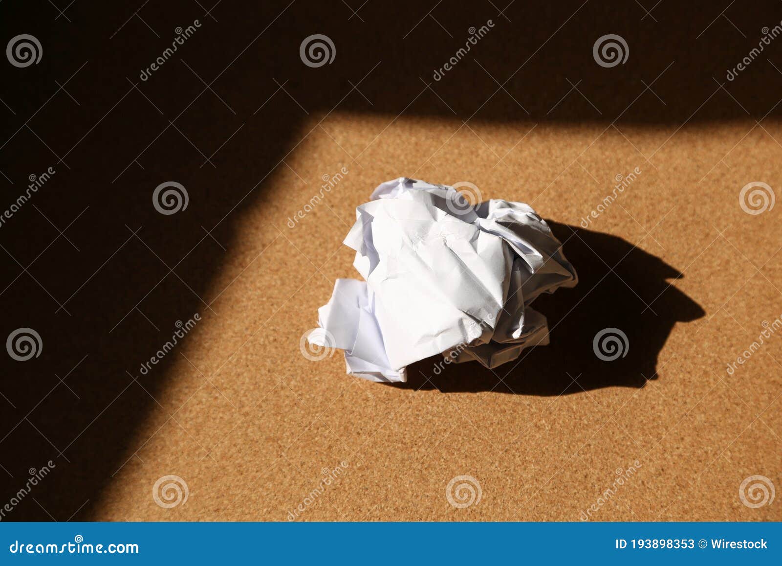 White Scrunched Paper on the Ground Stock Image - Image of clean ...