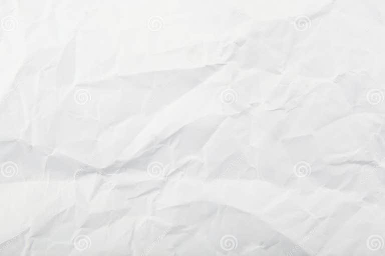 White Scrunched Paper Surface - Good for Wallpapers Stock Image - Image ...