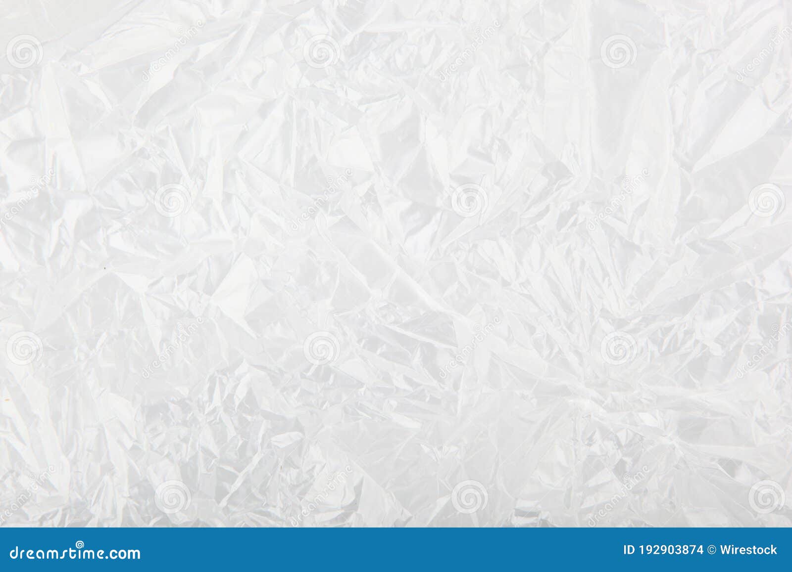 White Scrunched Plastic Bag Stock Photo - Image of carry, polythene ...