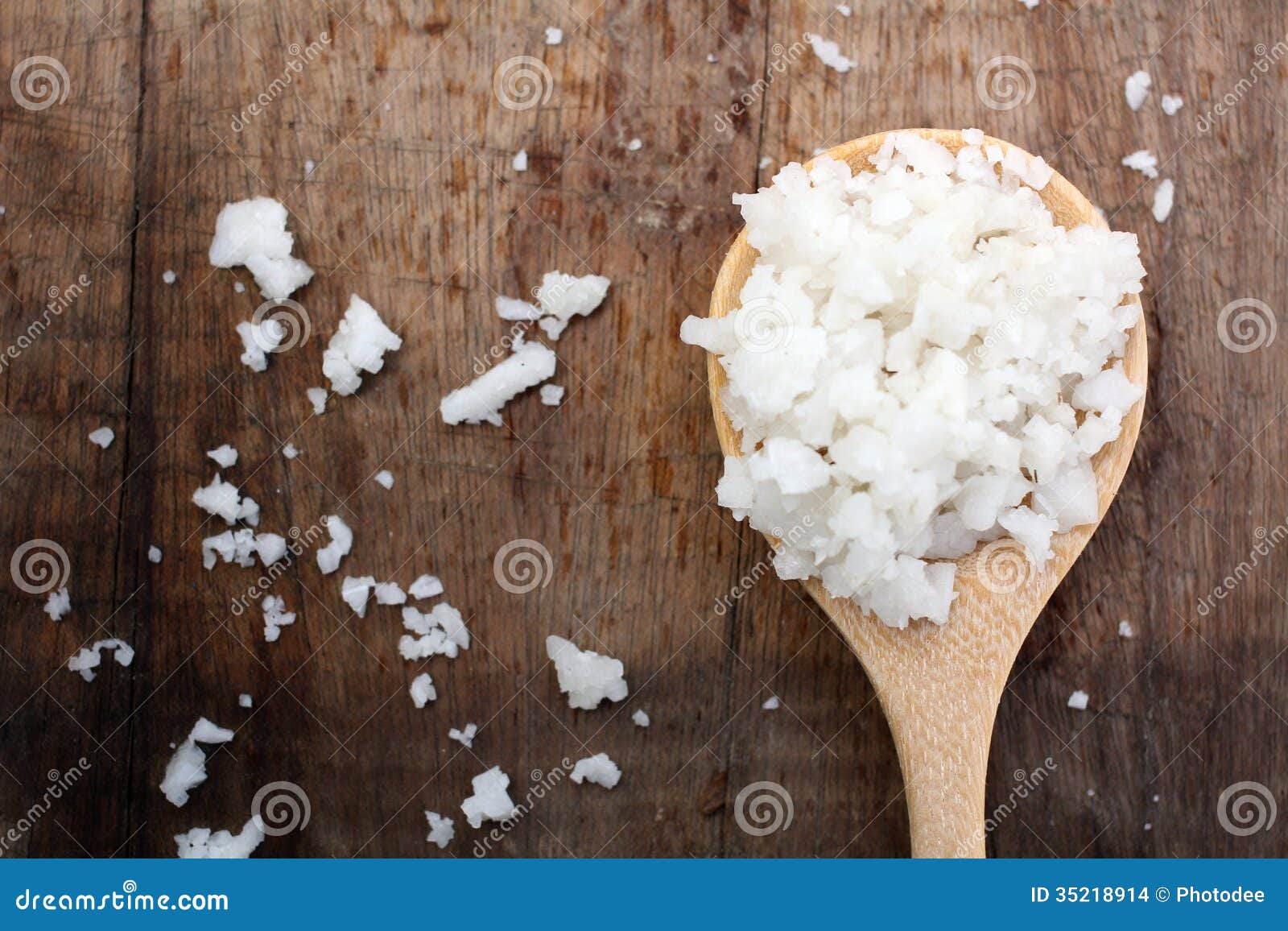White sea salt. stock photo. Image of closeup, natural - 35218914