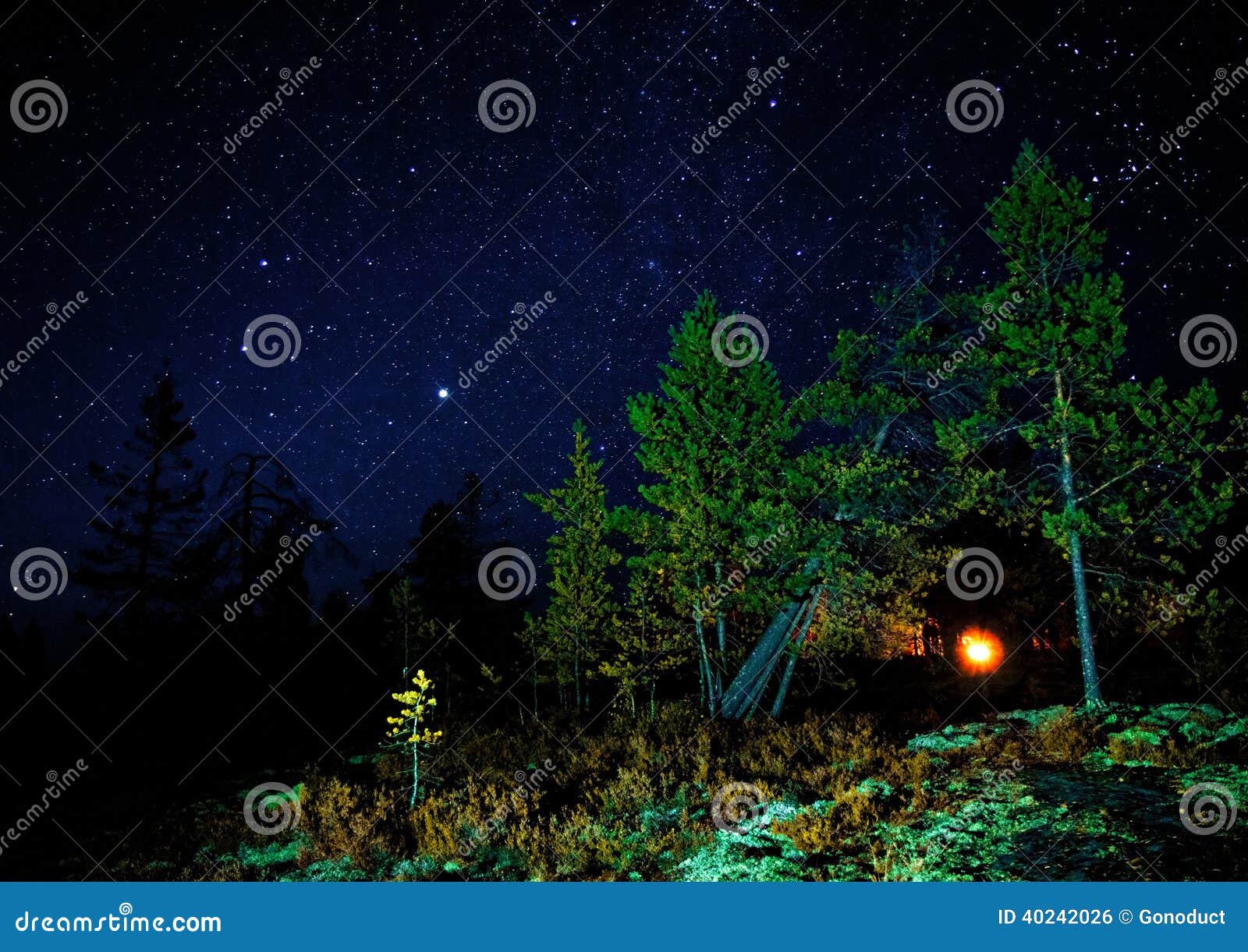 White Sea Starry Night, Russia Stock Photo - Image of deep, night: 40242026