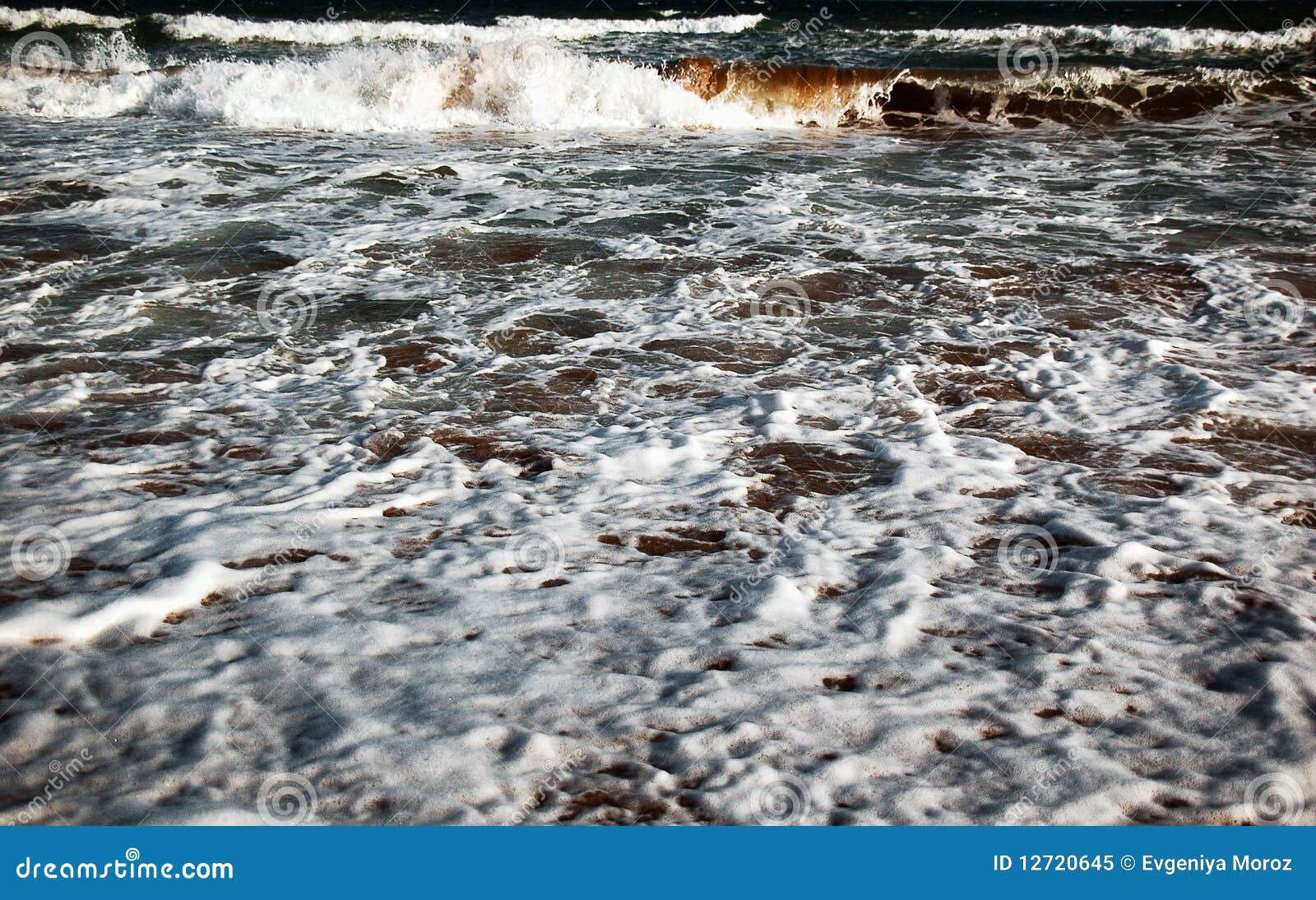 White sea wash stock image. Image of splash, romantic - 12720645