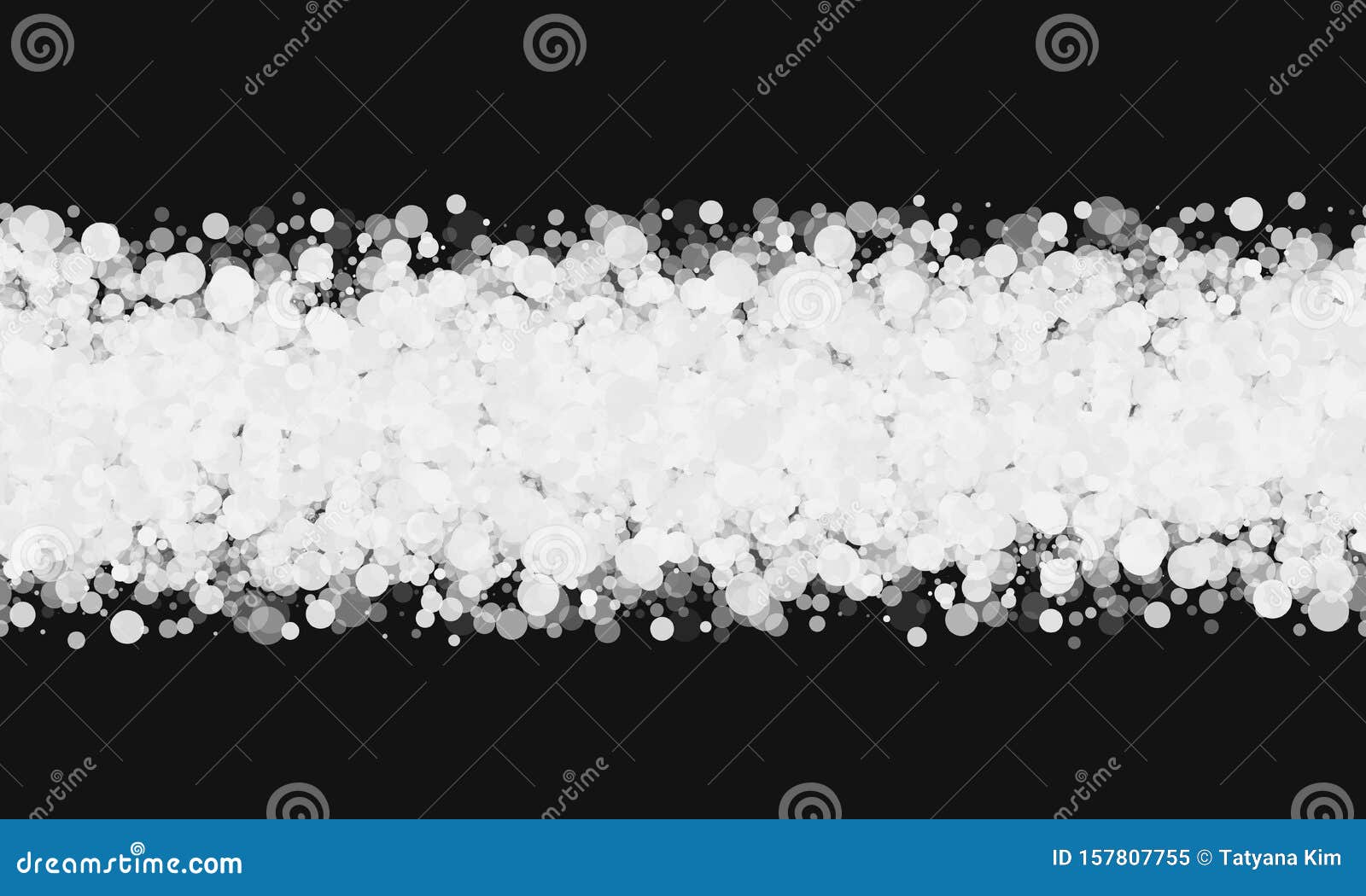 Abstract Background of Many Circles of Different Sizes and Different ...