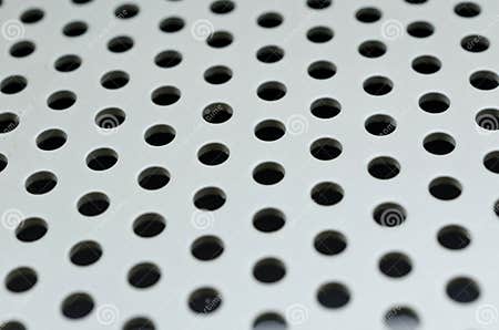 White Seamless Circle Perforated Stock Image - Image of material ...