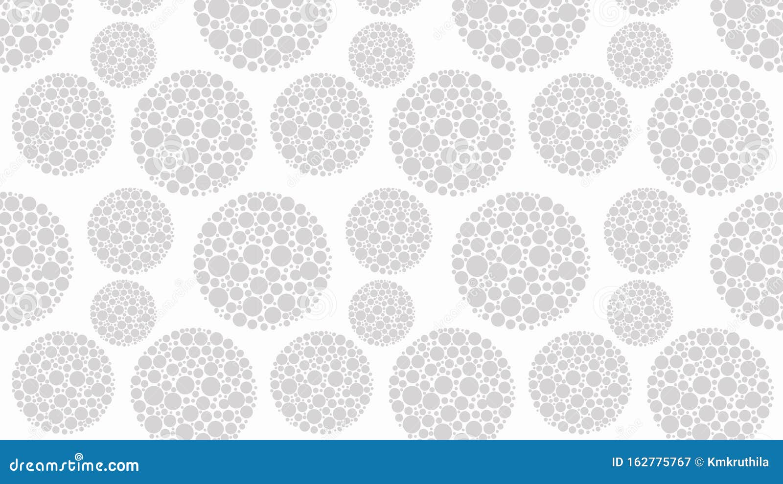 White Seamless Dotted Circles Pattern Background Illustration Stock ...