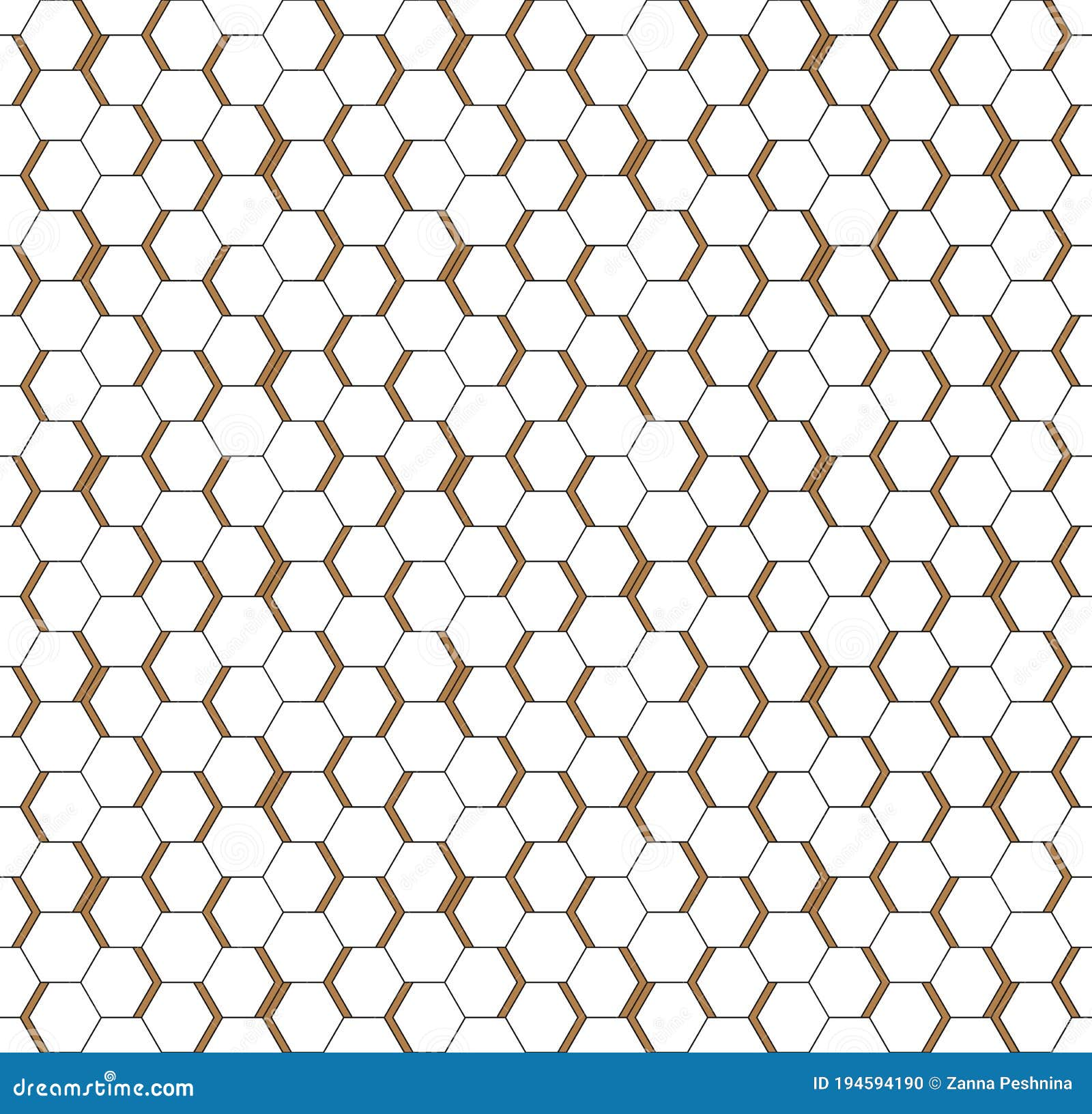 White Seamless Honeycomb Hexagonal Art Wall Texture Stock Vector ...