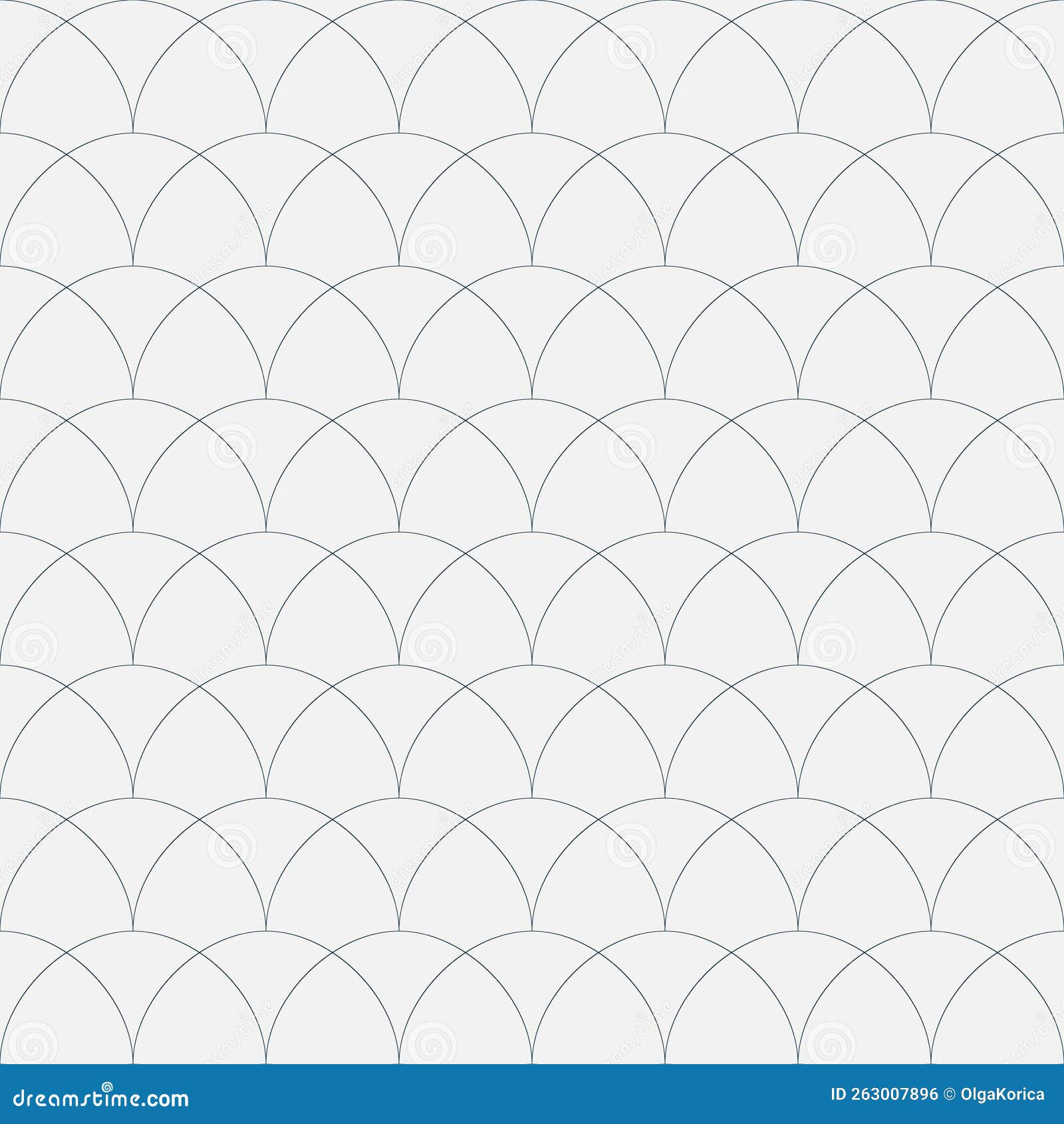 White Seamless Pattern Delicate Geometric Arch, Elegant Background for ...