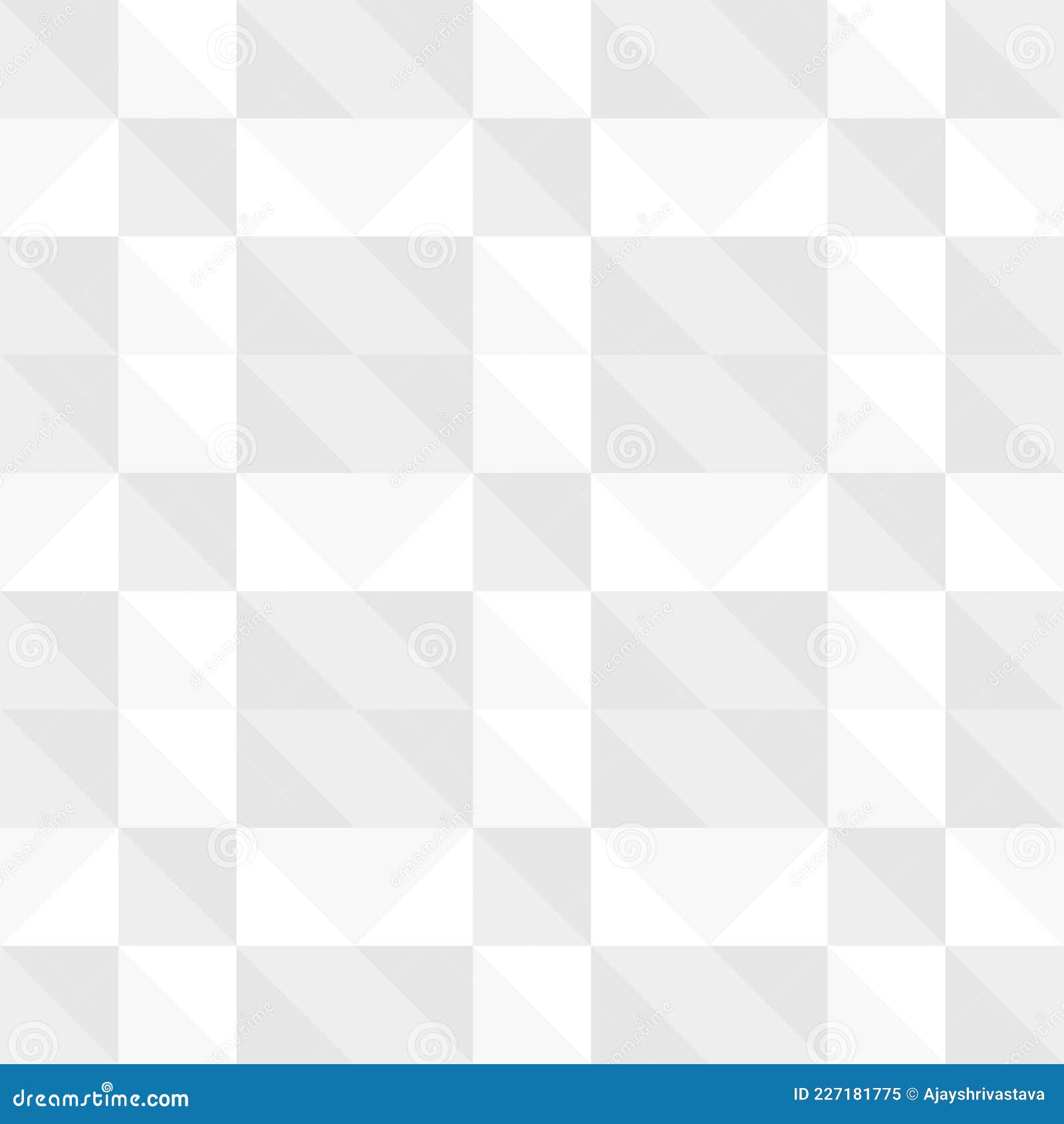 White Seamless Pattern Triangle Square Stock Vector - Illustration of ...