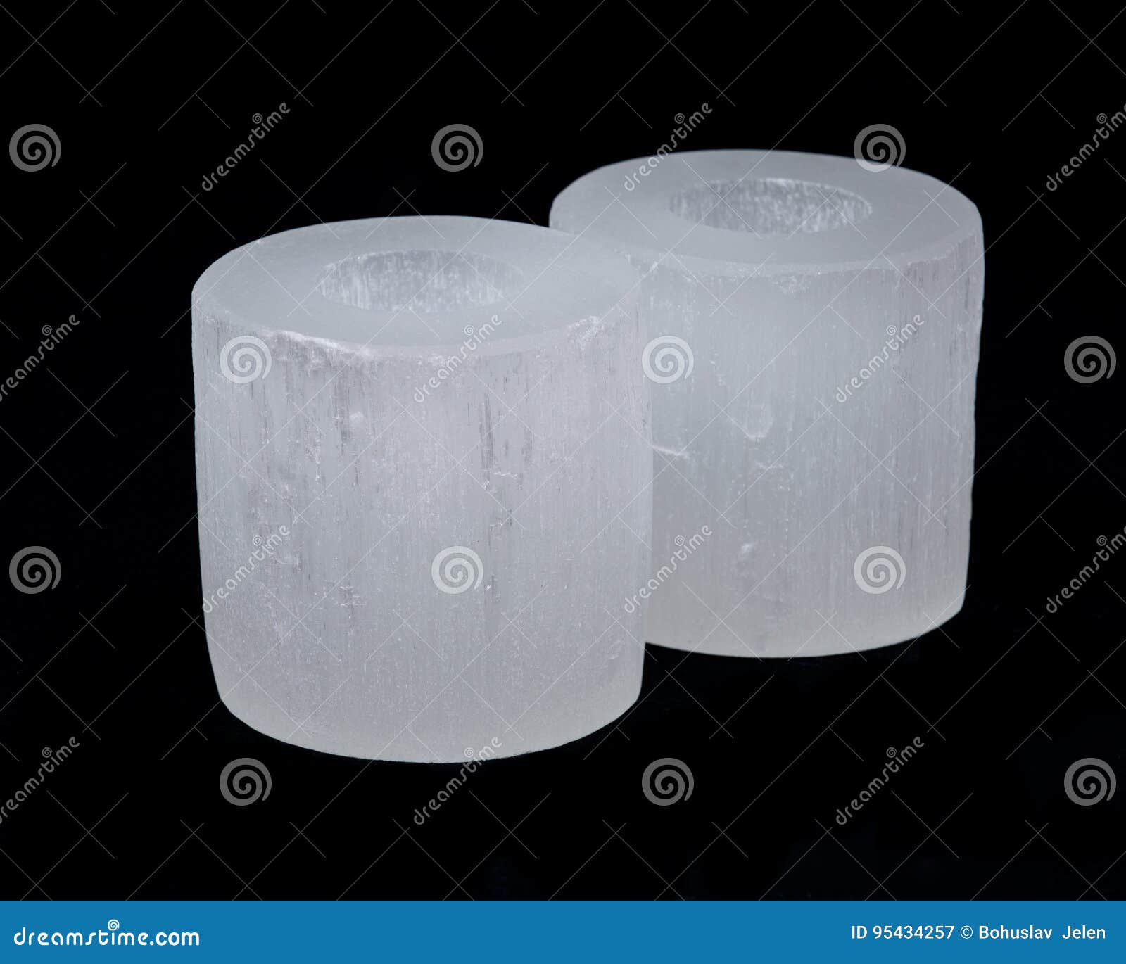 White Selenite Cylinder Tea Light Holder Stock Image - Image of china ...