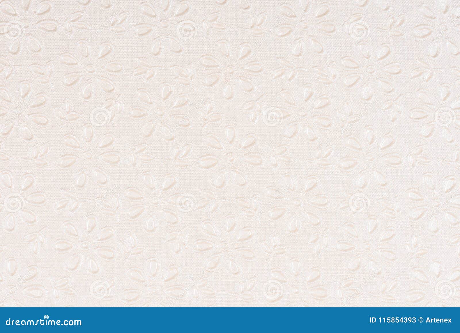 White Self Made Paper Pressed Sheet Texture Background. Embossed Lace ...