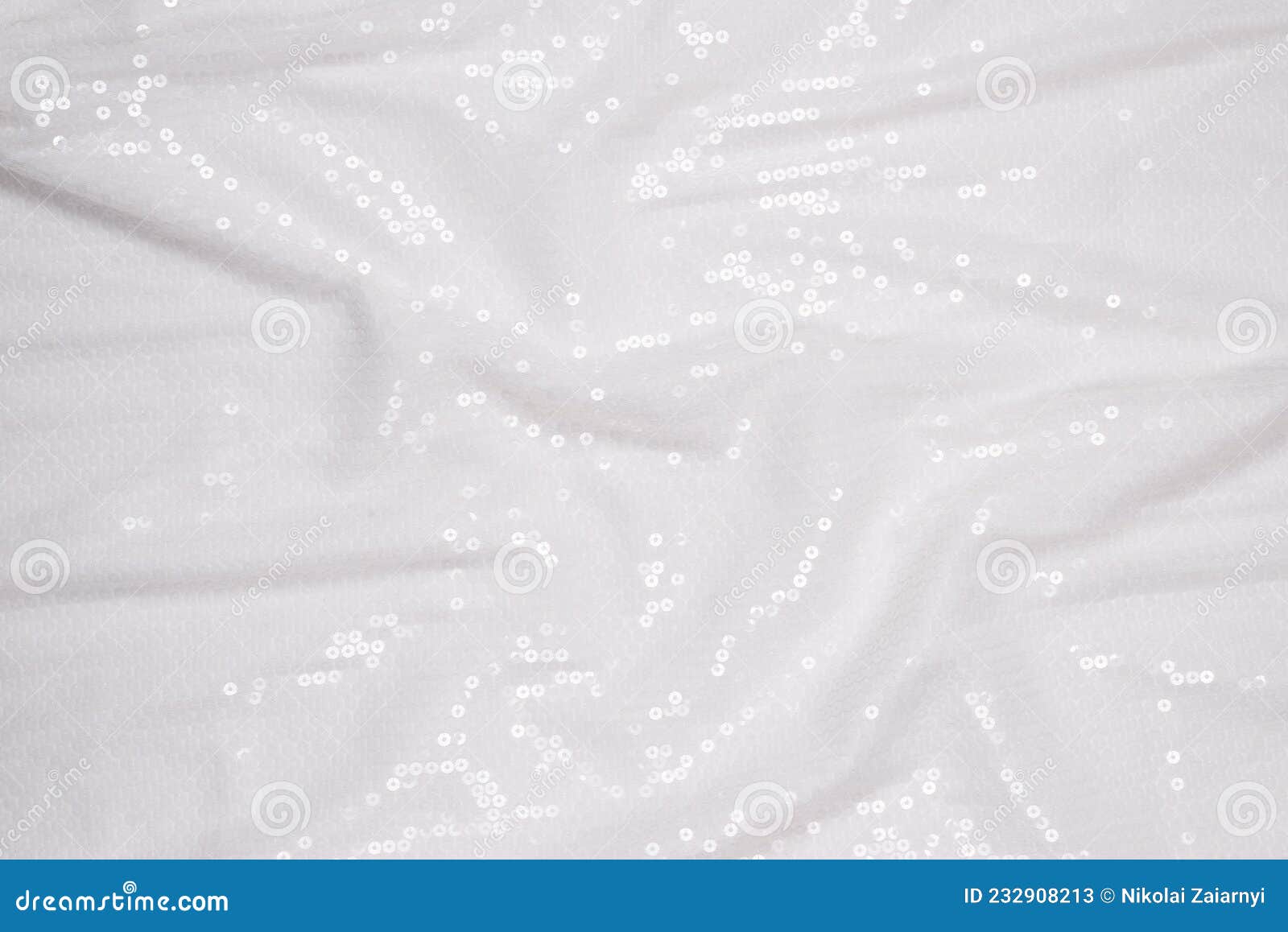 White Sequin Background. White Shiny Sequin Fabric Stock Image - Image ...