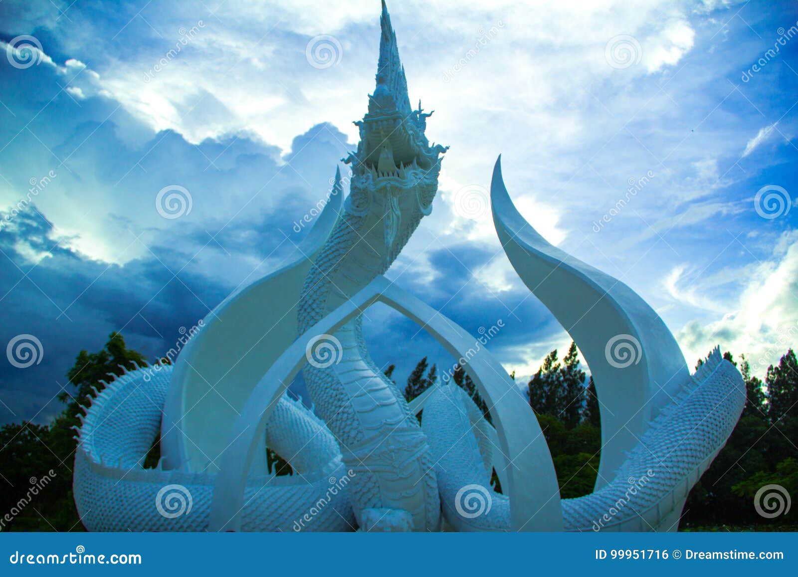 White serpant stock photo. Image of dance, green, blue - 99951716