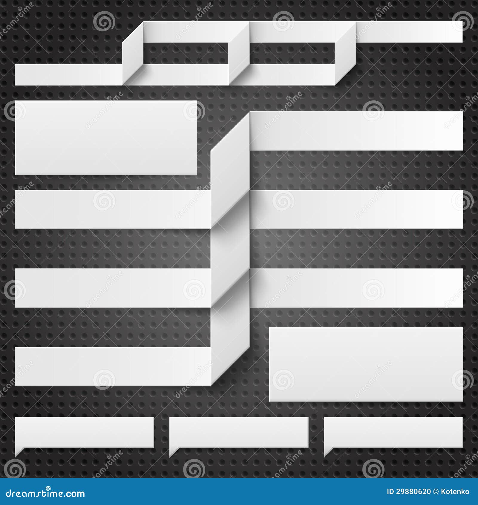 White Elements of Infographics Stock Vector - Illustration of layout ...