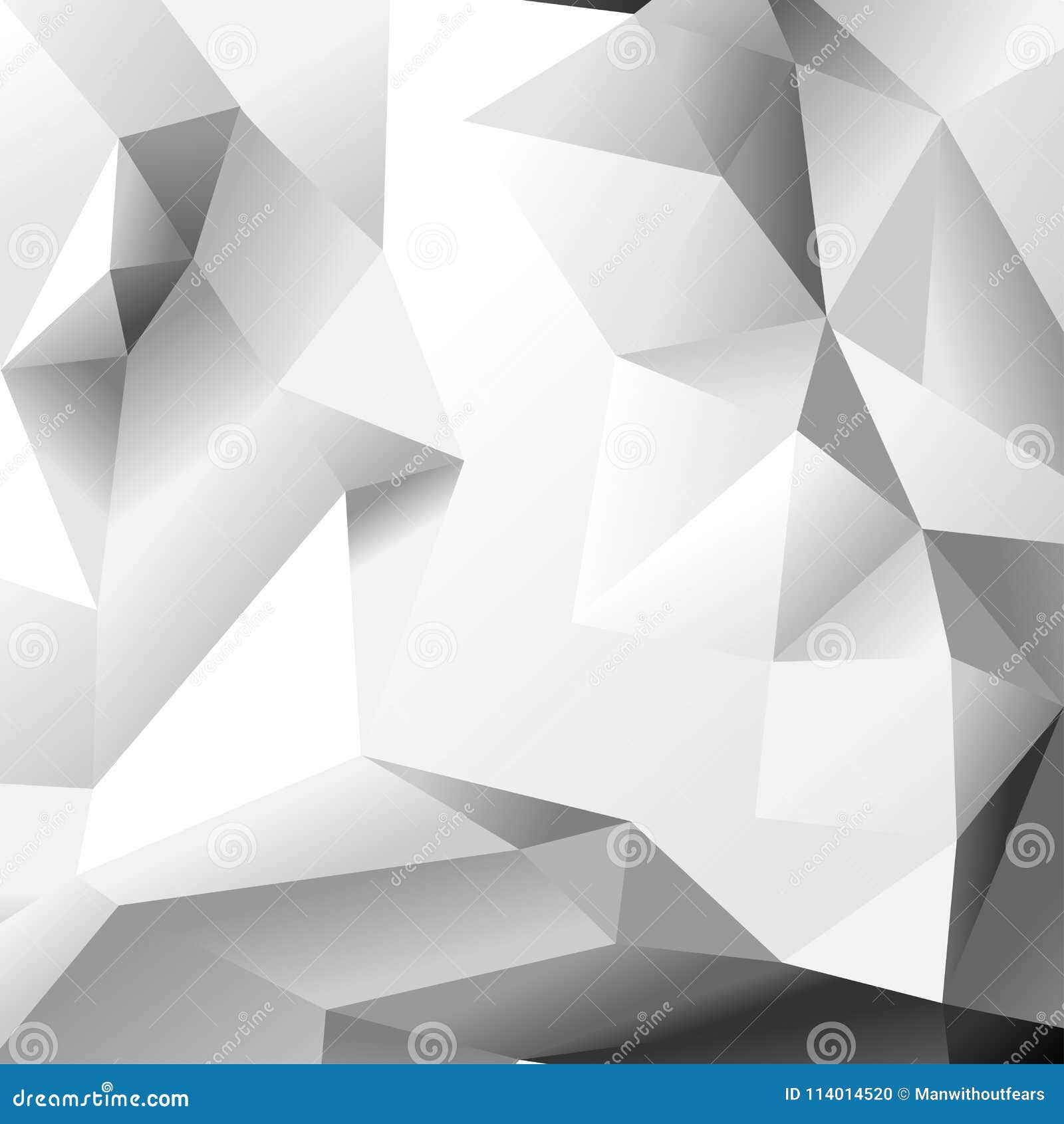 White and Shadow Polygon Abstract Background Stock Vector ...