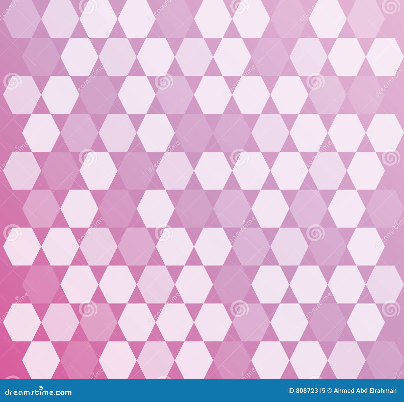 White Shapes on Magenta Background Stock Illustration - Illustration of ...