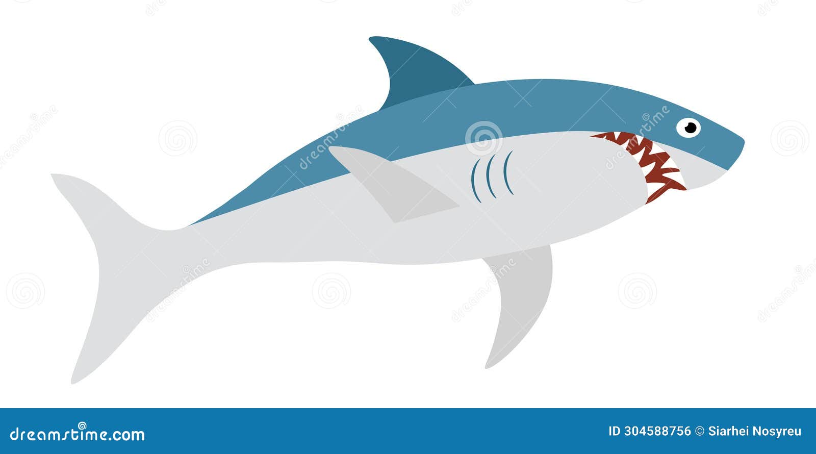 A Predatory Fish With Sharp, Pointed Teeth And Large, Round, Brown Eyes ...