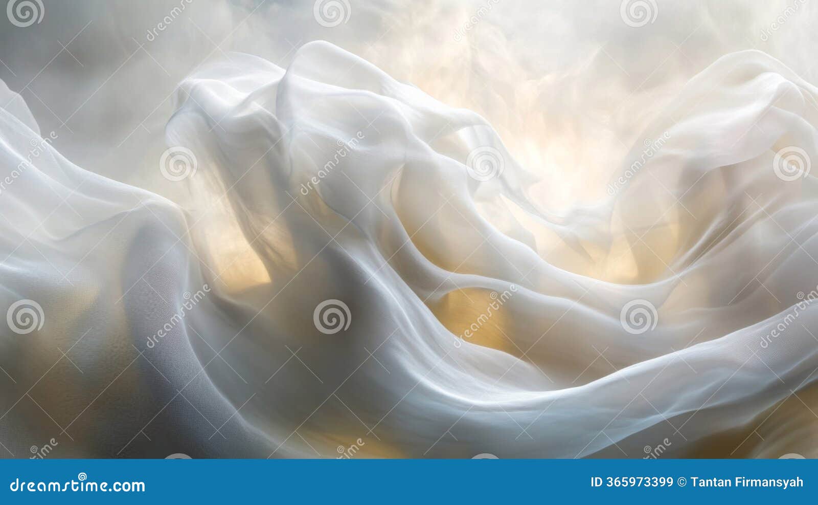 White Sheer Curtains Flowing Gently On A Light Wooden Floor Against A ...