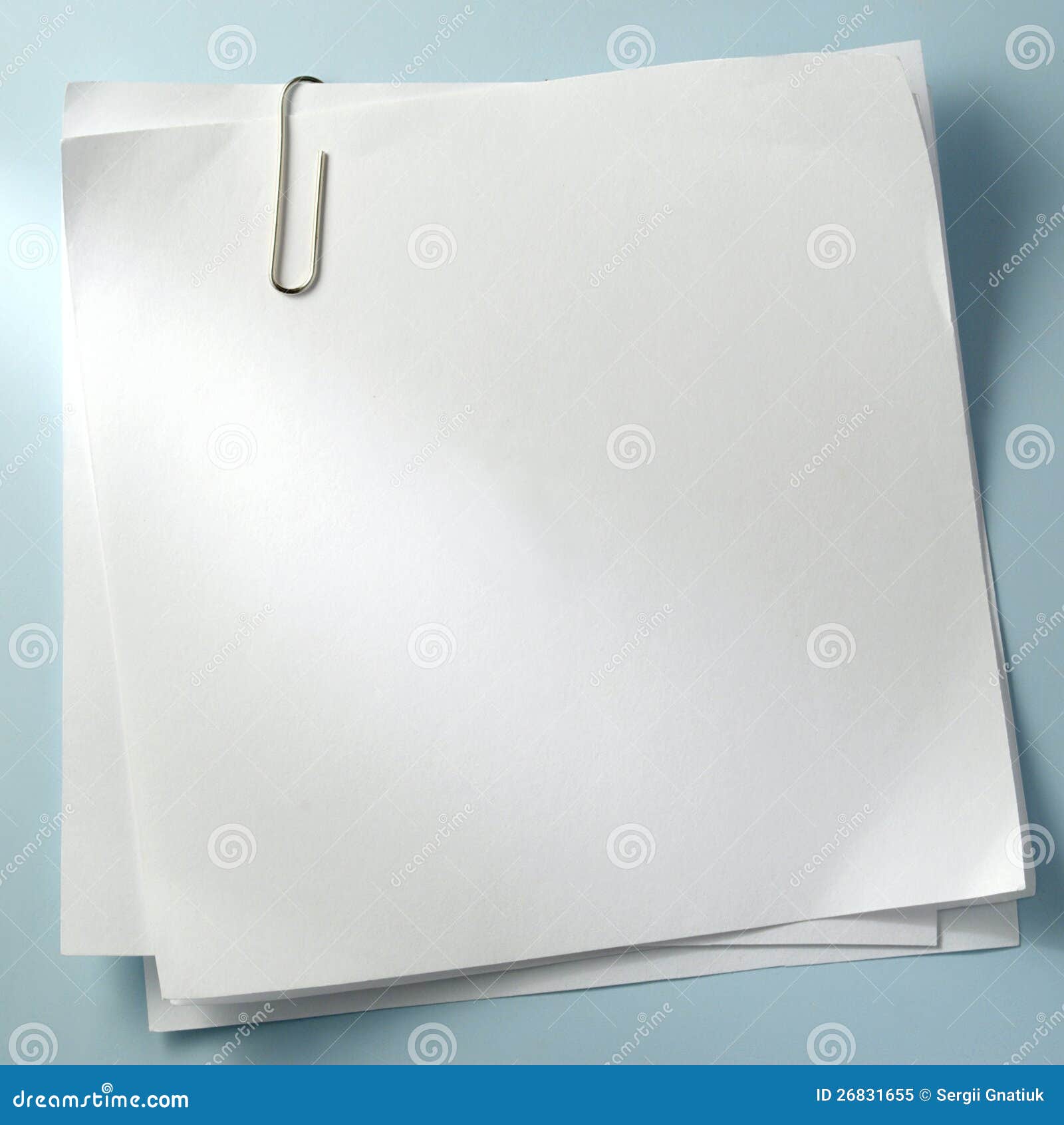 White sheet of paper stock image. Image of message, bulletin - 26831655