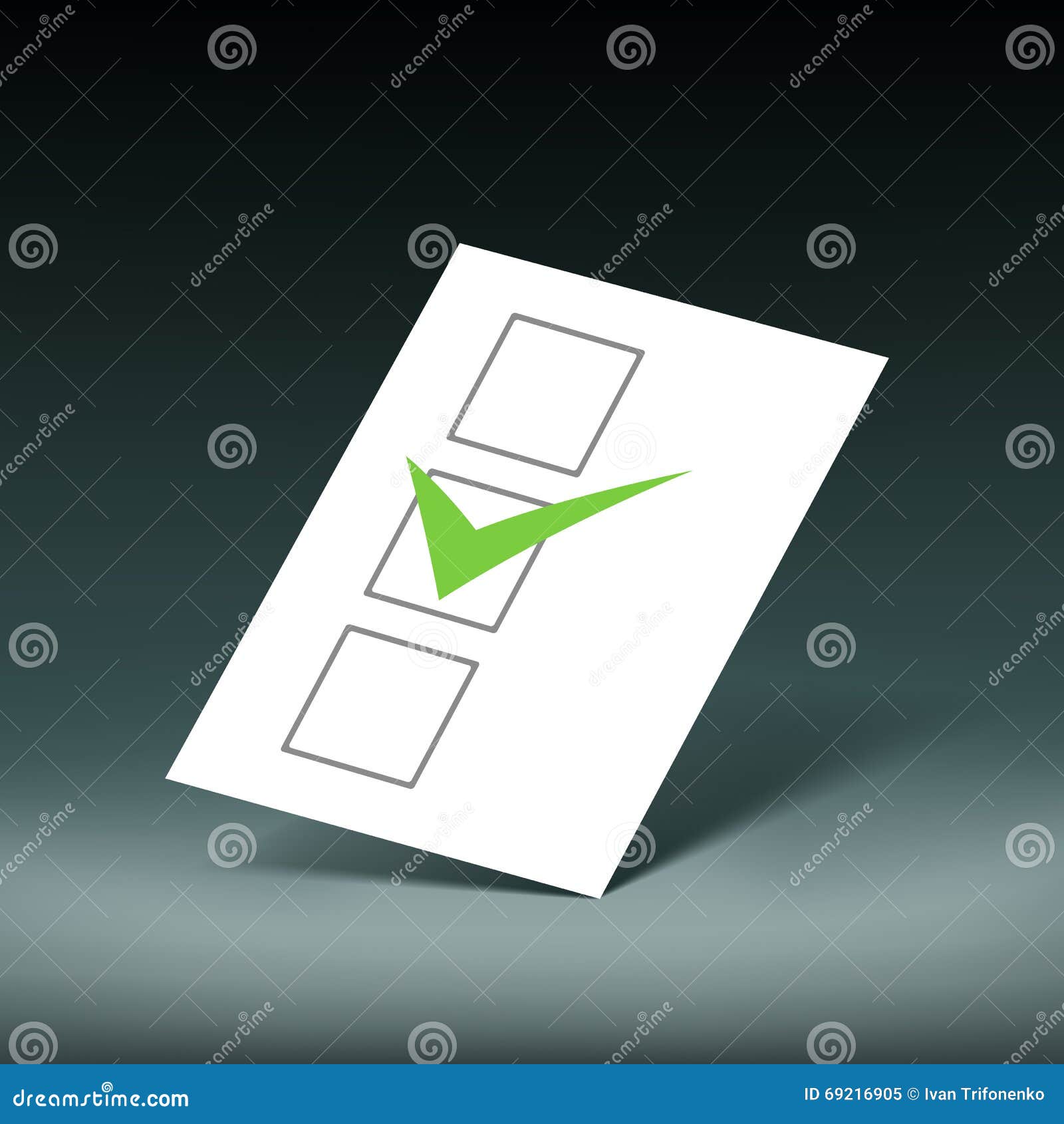 White sheet of paper stock vector. Illustration of idea - 69216905