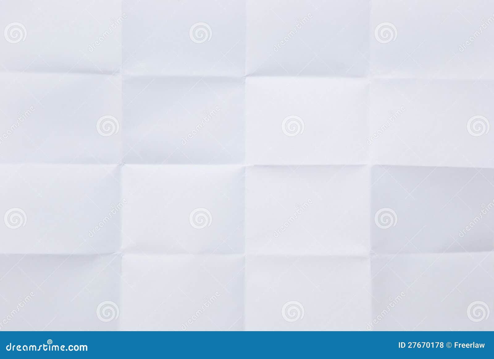 White Sheet of Paper Folded Stock Photo - Image of detail, blank: 27670178