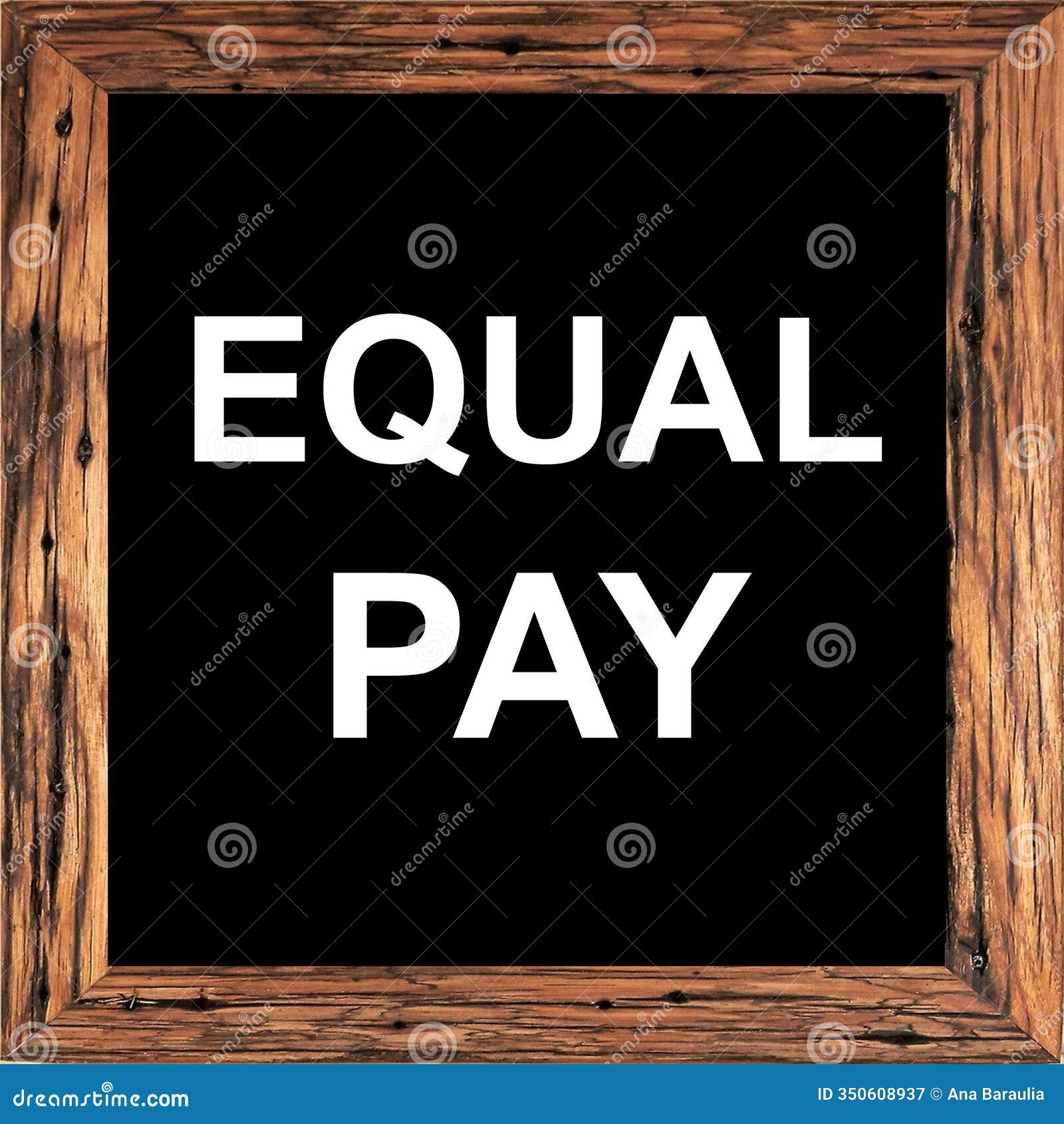 White Sheet of Paper with the Text EQUAL PAY. Gender Equality Concept ...