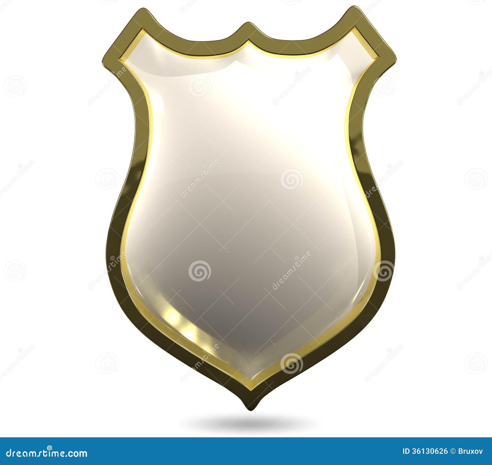 White shield stock illustration. Illustration of shield - 36130626