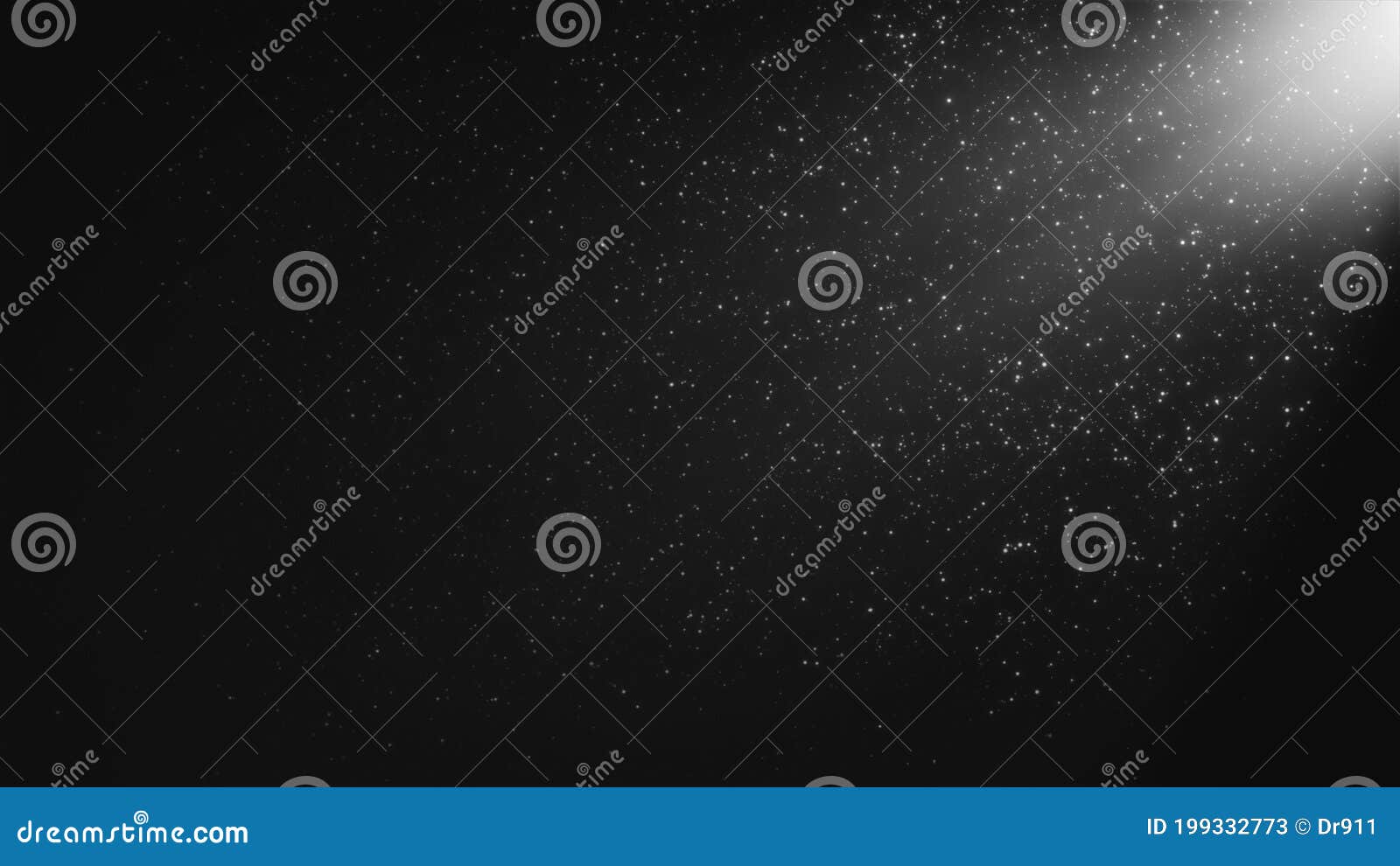 White Shimmering Particles with Light Rays Stock Video - Video of night ...