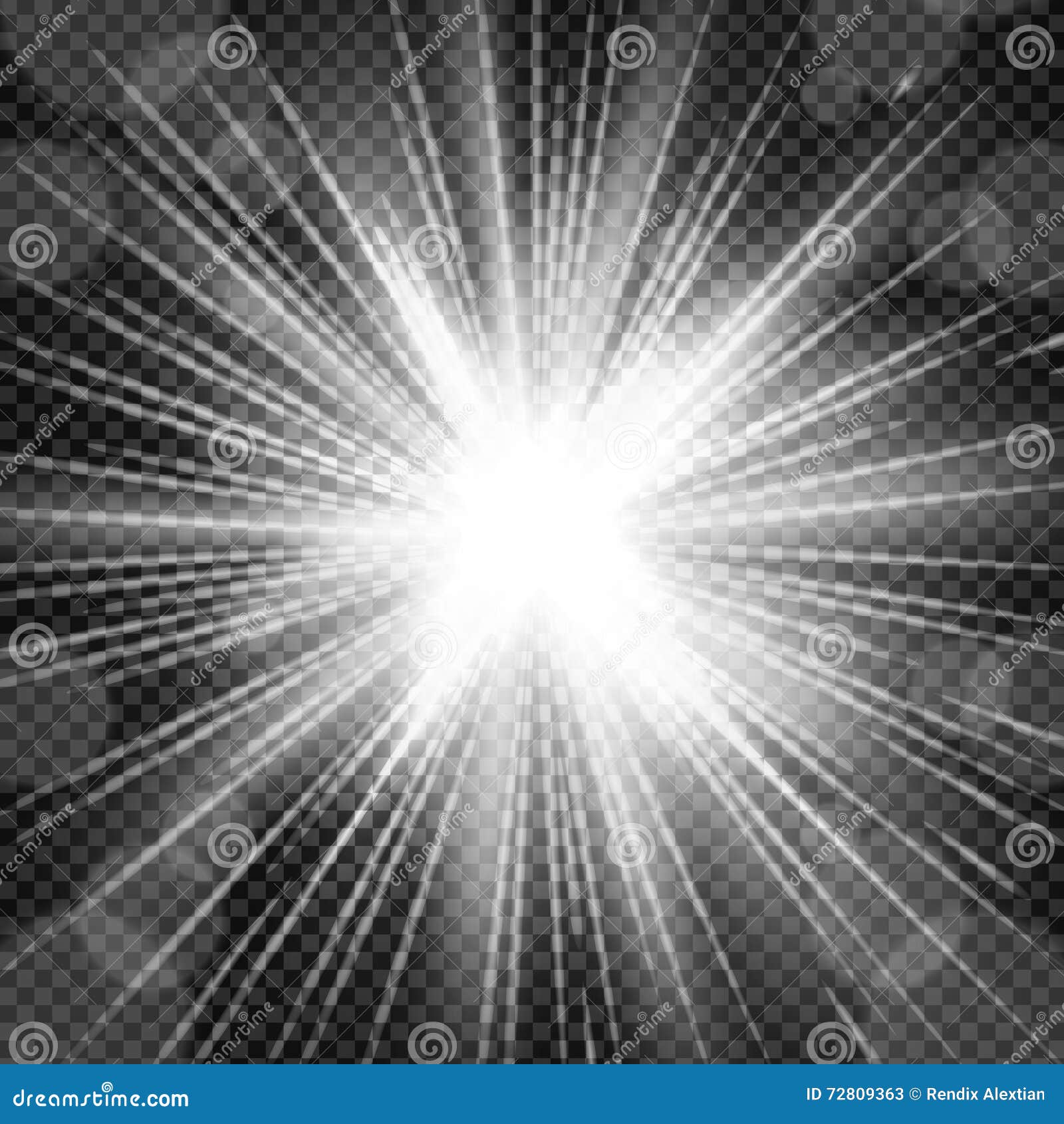 White Shine on Transparency Background Stock Vector - Illustration of ...