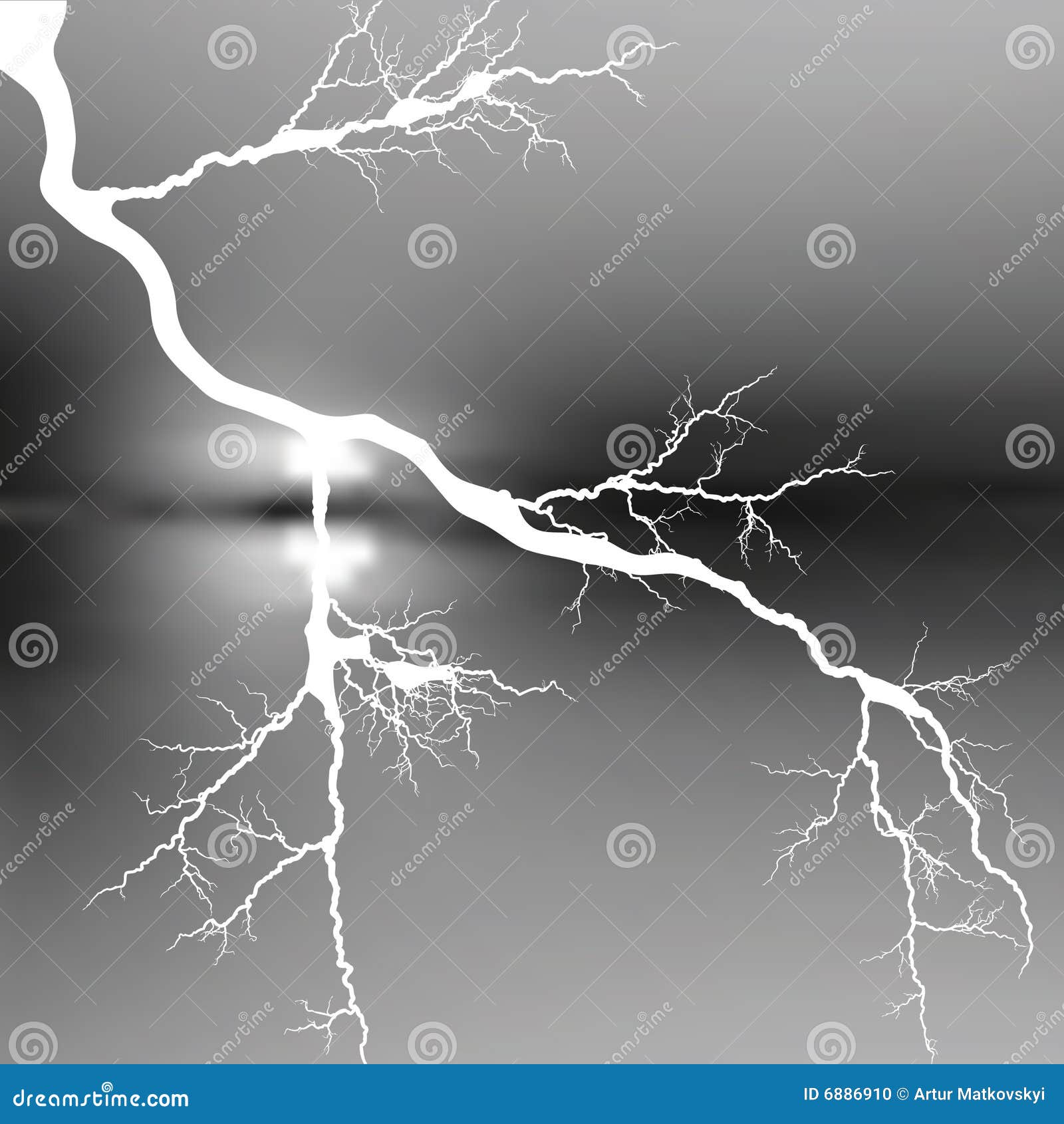 Shining Lightning Round Frame. Voice Signal Visual. Music Equalizer ...