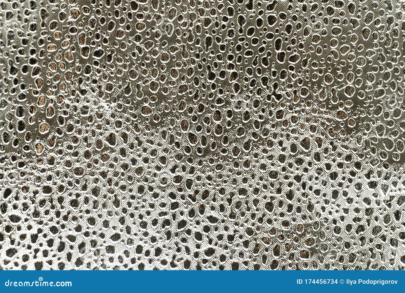 White Shiny Texture with a Pattern in the Form of Drops Background ...