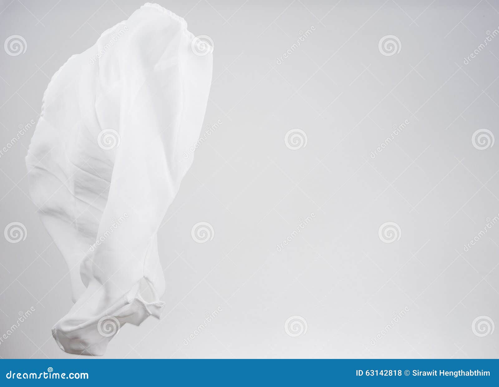 Fabric Cloth Flowing Wind, Textile Wave Flying Motion, White Royalty ...