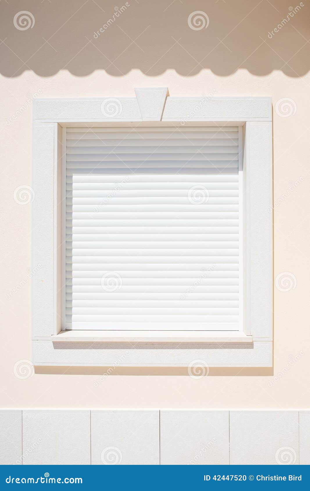 White Shutter on a Window in the Sunshine Stock Photo - Image of window ...