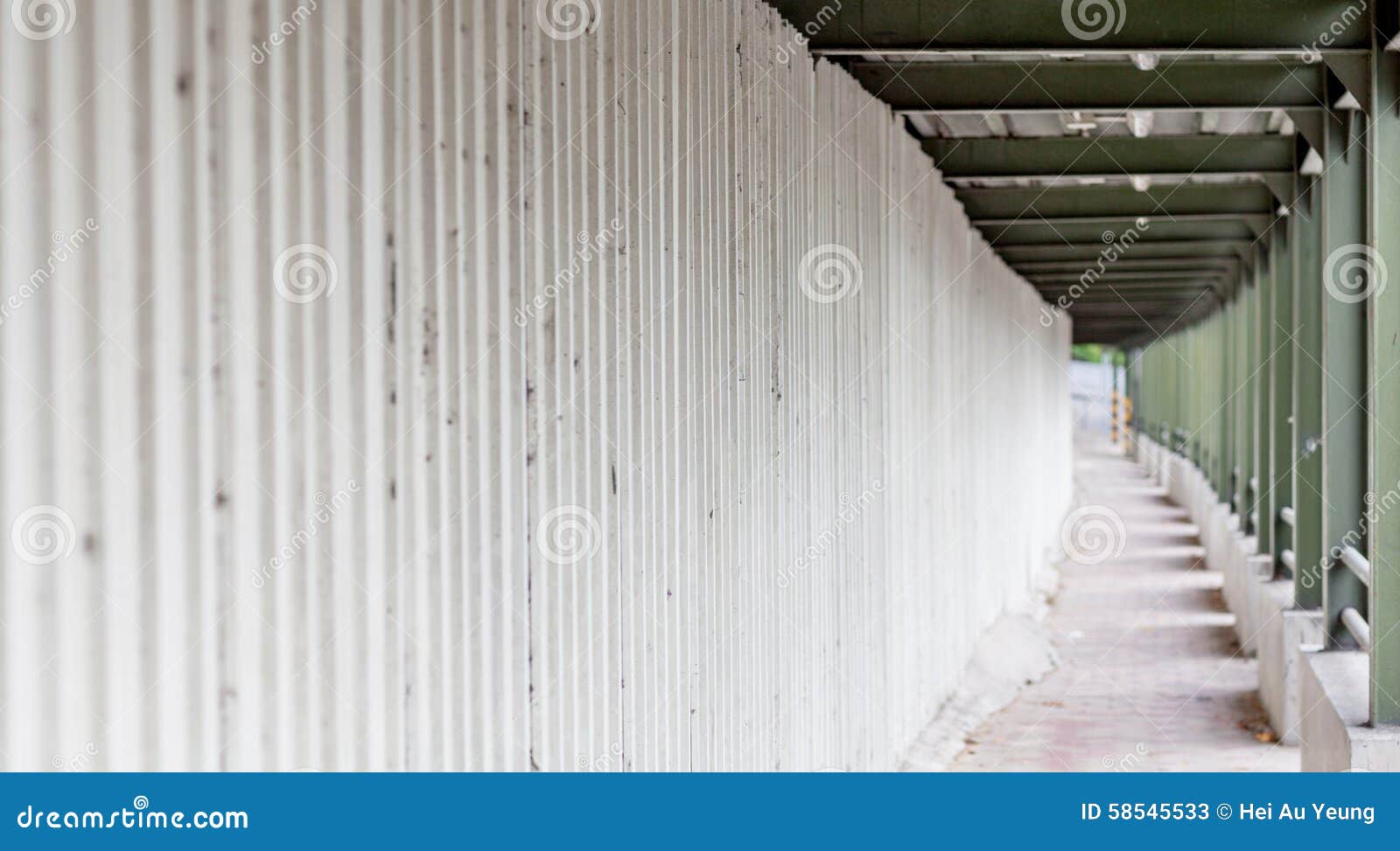 White Side Way in Construction Site Stock Image - Image of metal, site ...