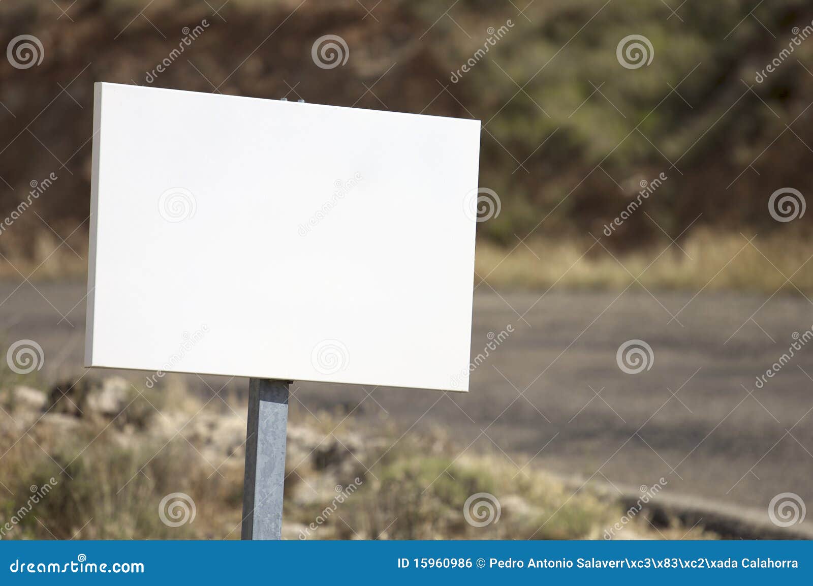 White sign stock photo. Image of custom, exterior, bill - 15960986