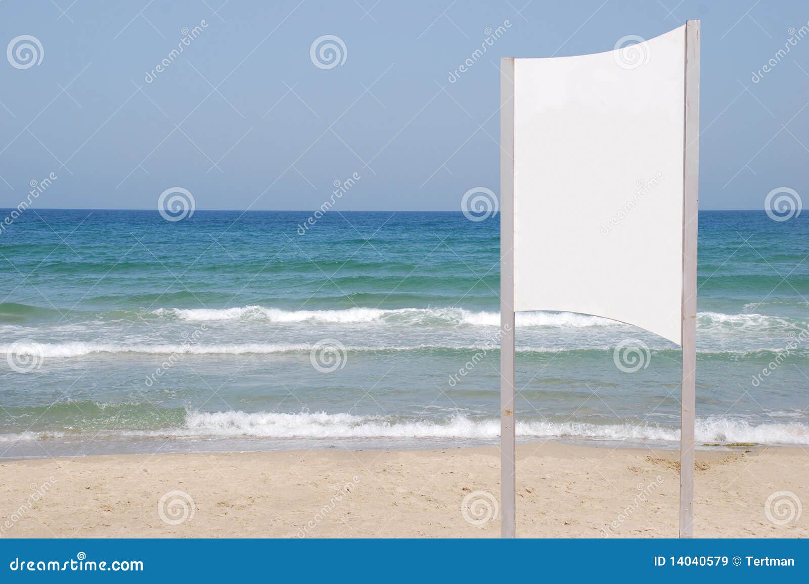 White Sign on the beach stock image. Image of sign, board - 14040579