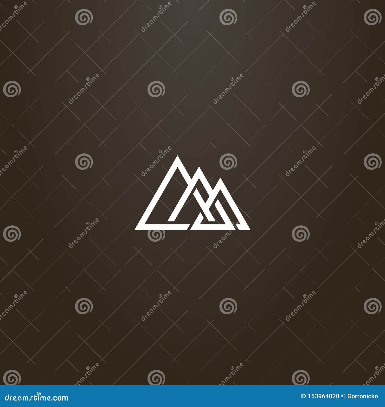 Three Interlaced Circles, A Trinity Emblem, Representing The Union ...