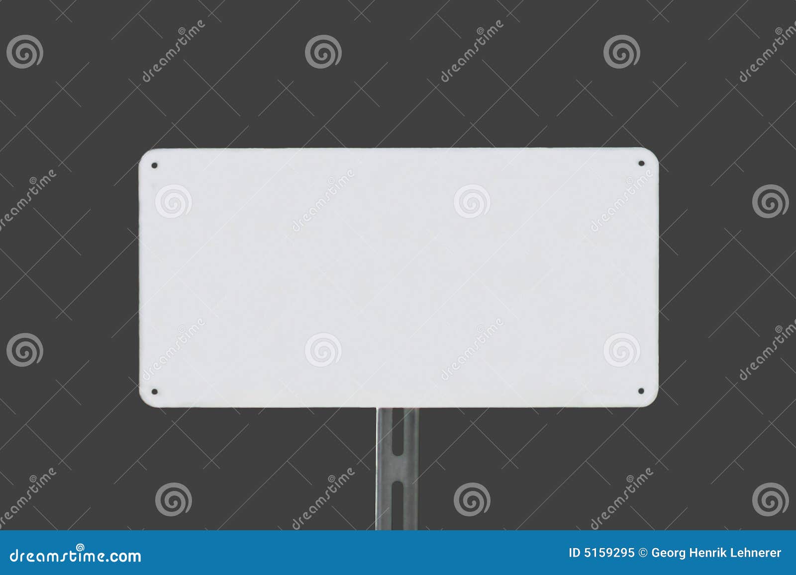 White Sign Grey stock image. Image of billboard, grey - 5159295