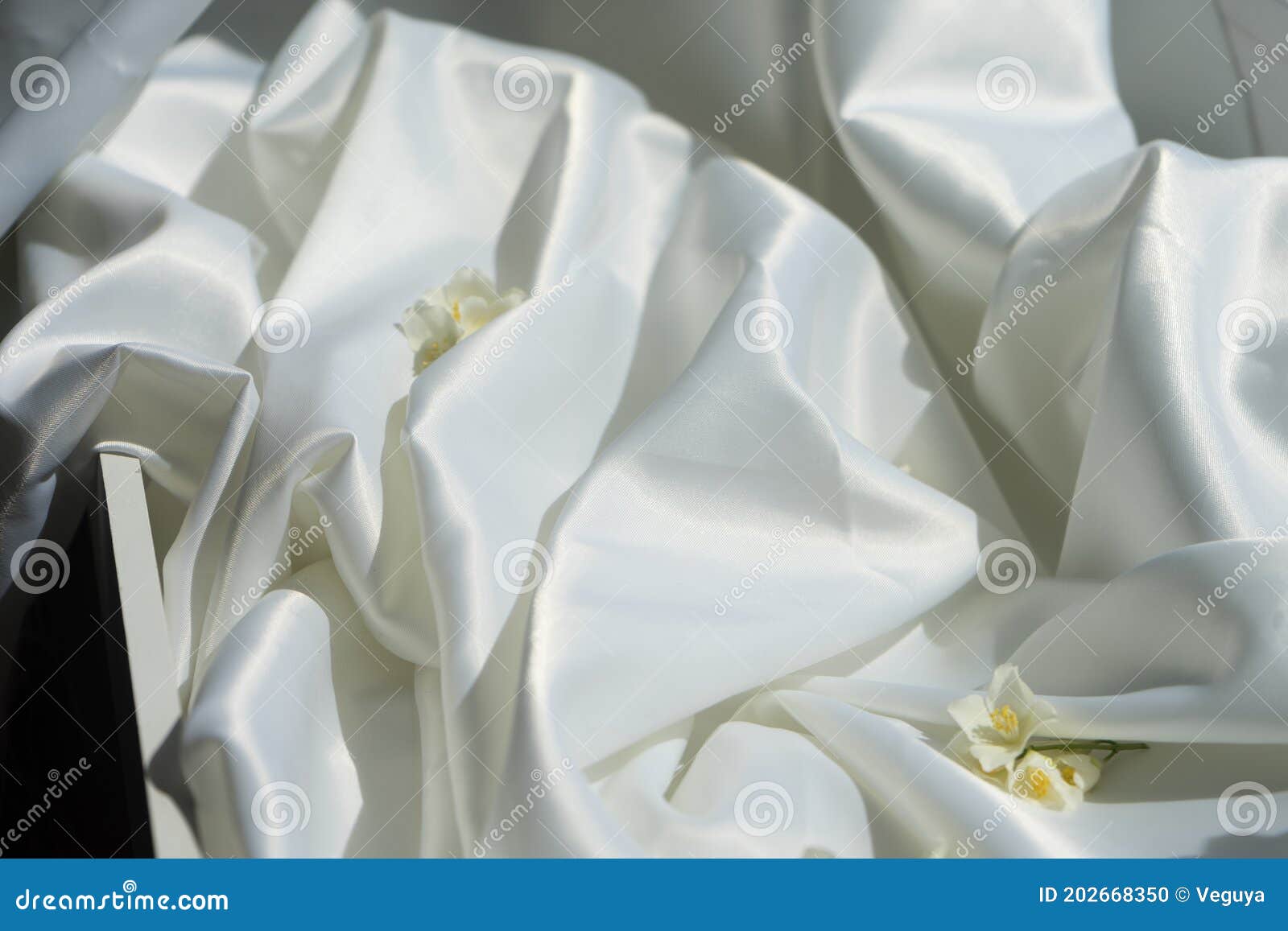 Light White Fabric with Flowers Stock Photo - Image of splash ...