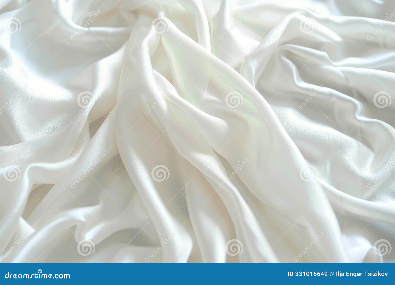 White Silk Fabric Background, Satin Texture with Elegant Light Waves ...