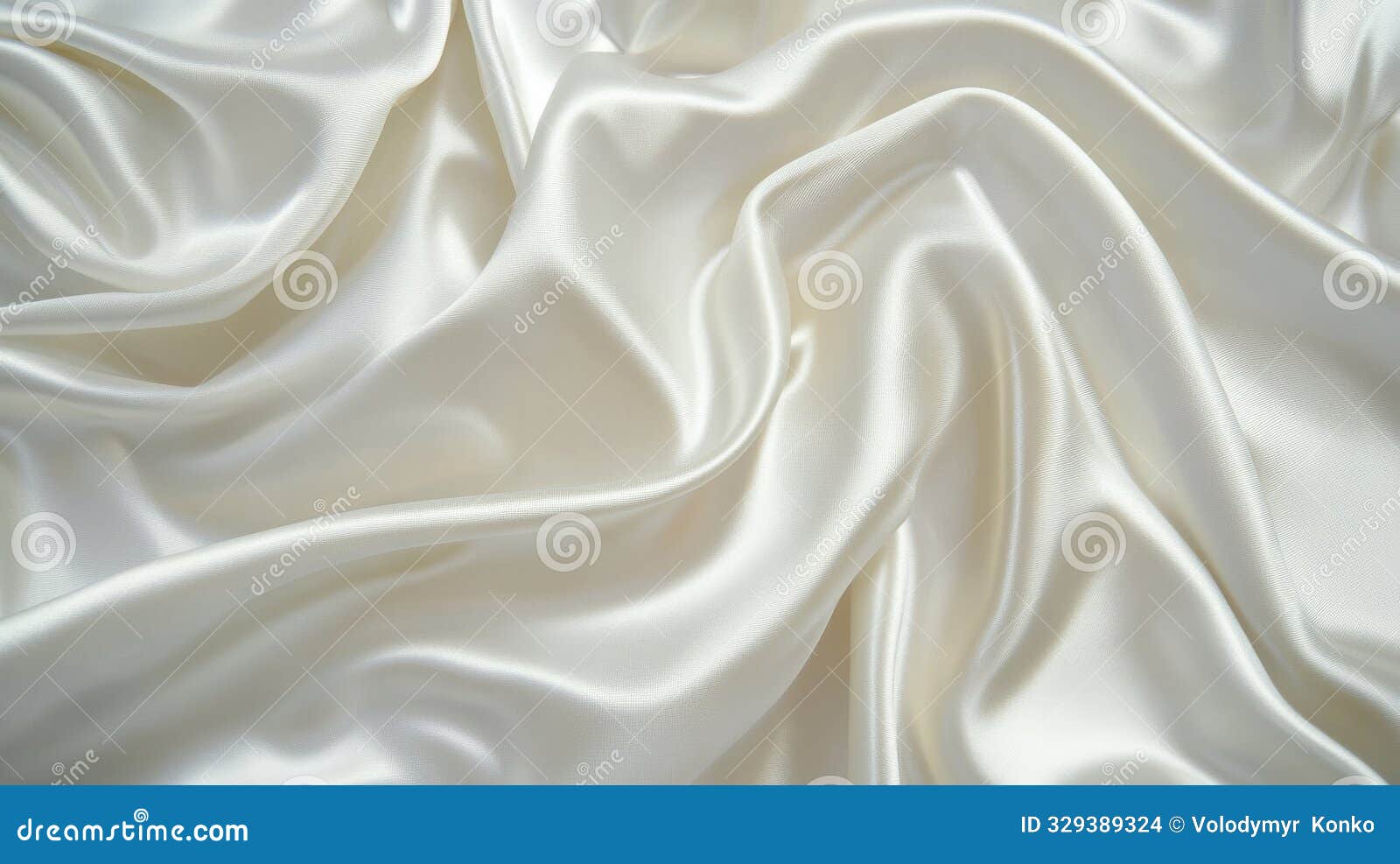White Silk Fabric with Smooth Folds, Abstract Background. Luxury ...
