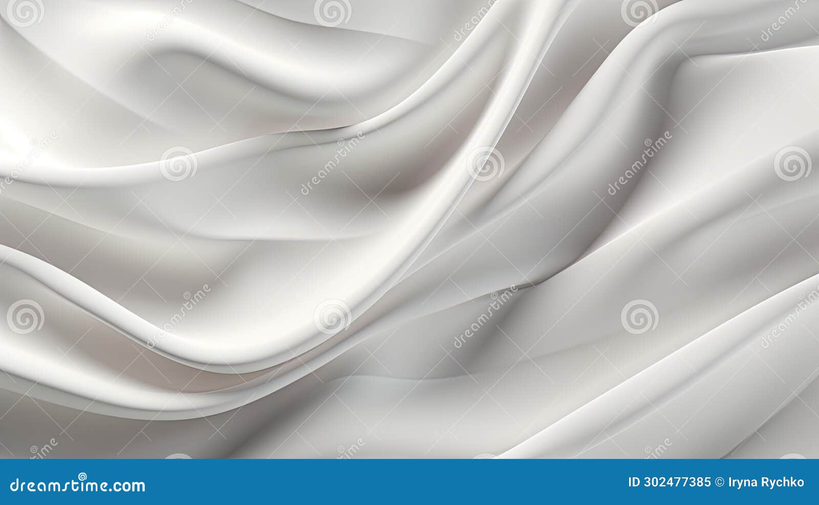 White Silk Fabric Waves Background Stock Illustration - Illustration of ...