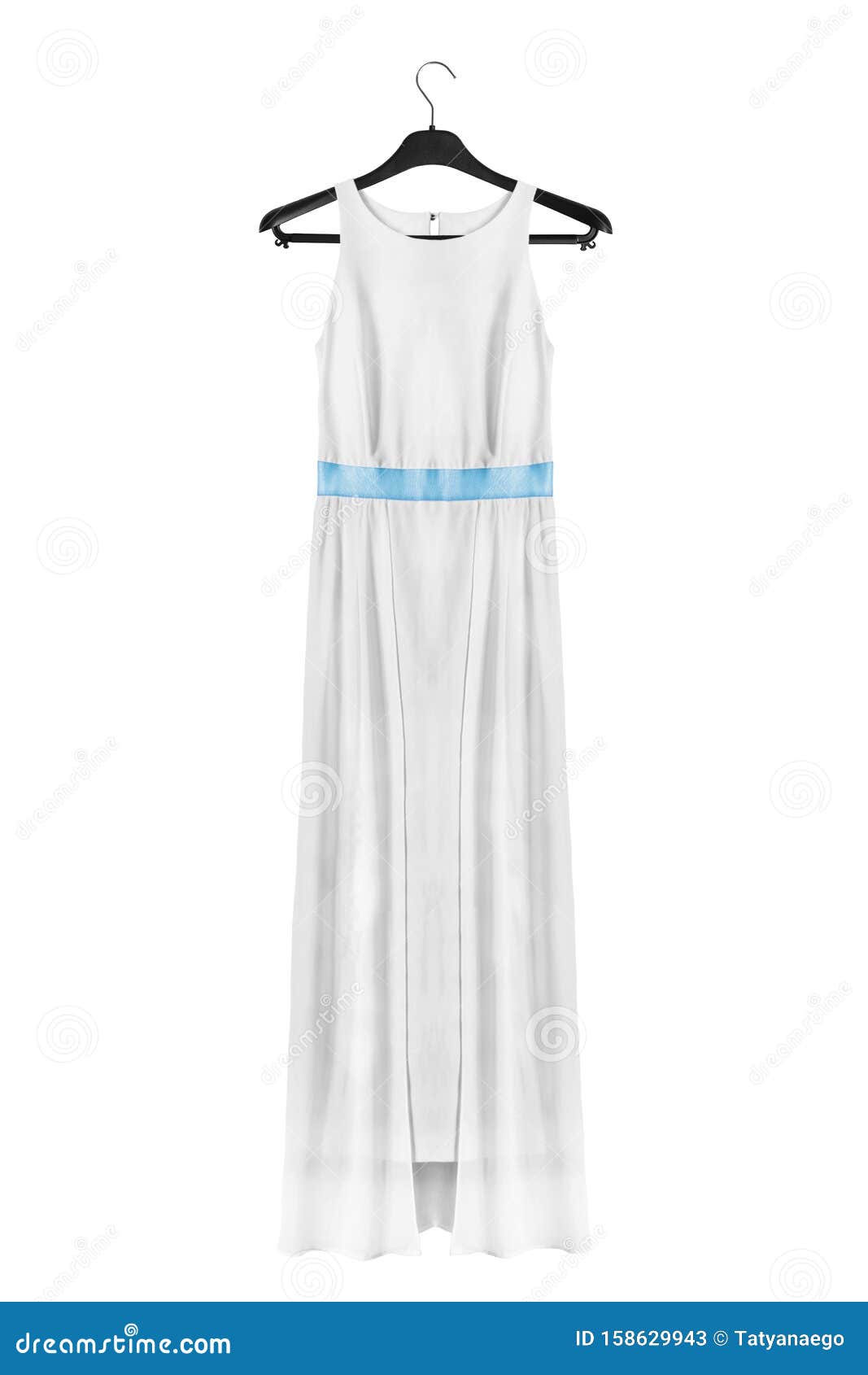 Dress On Hanger Isolated Stock Image Image Of Shopping 158629943
