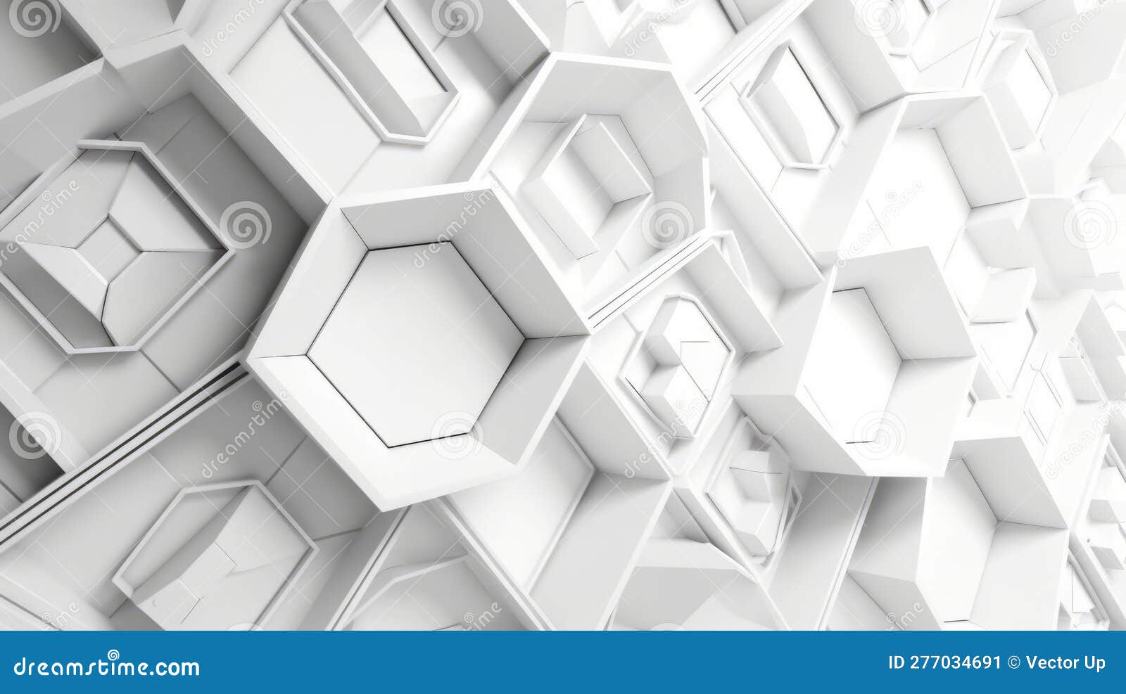 White Silver Geometric Universal Background. Generative AI Stock ...