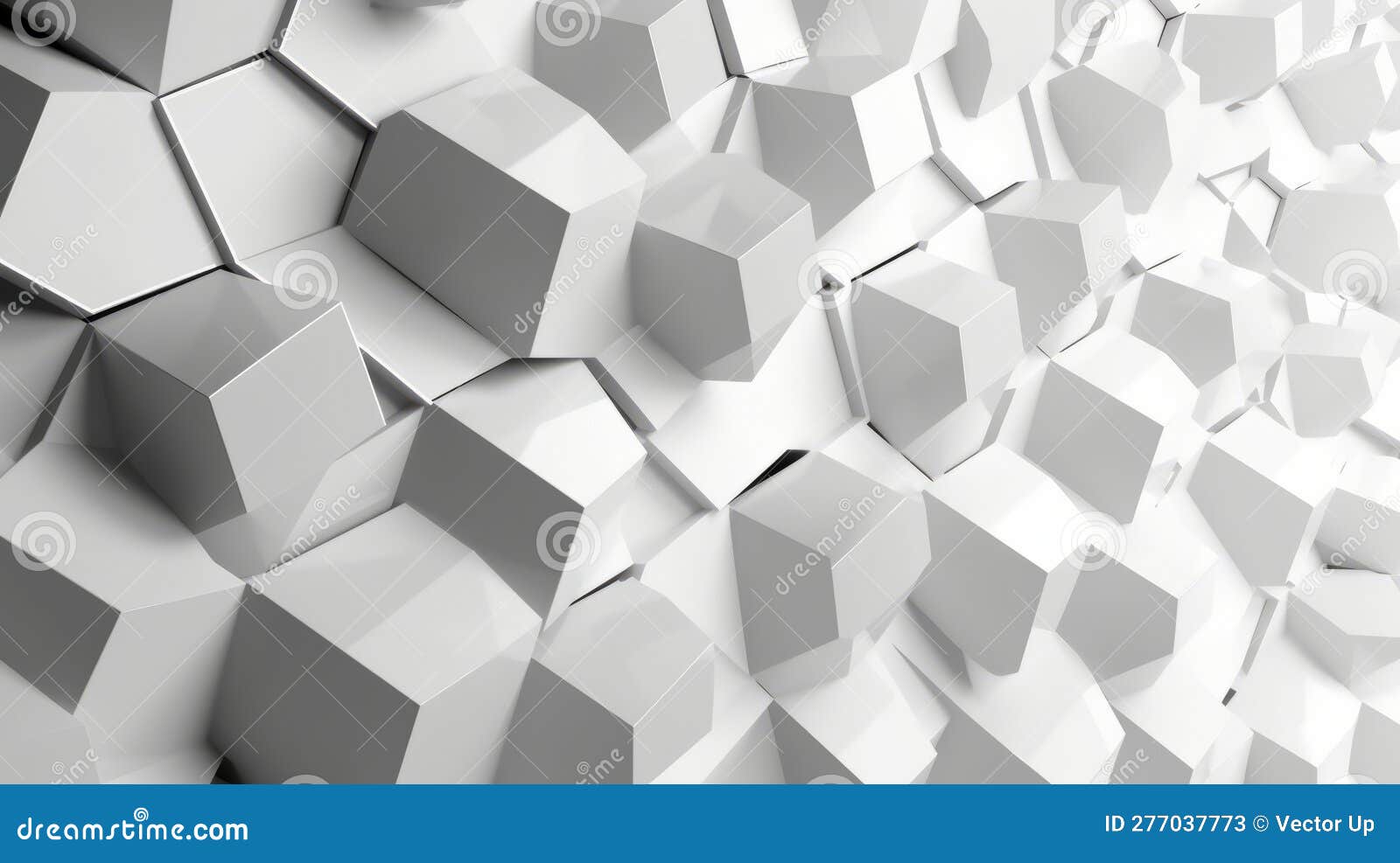 White Silver Geometric Universal Background. Generative AI Stock ...
