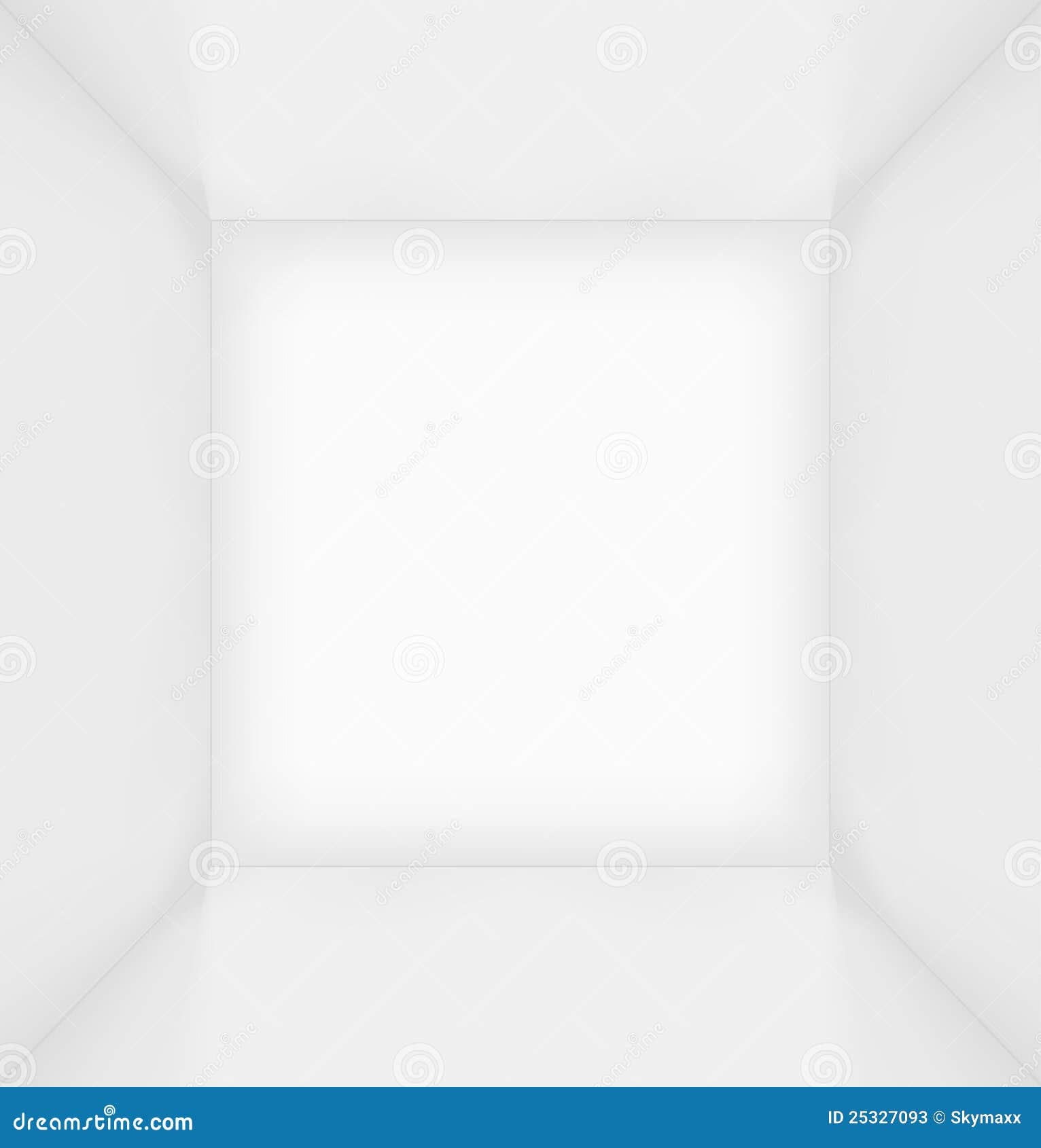 White Simple Empty Room Interior Stock Vector - Illustration of ...