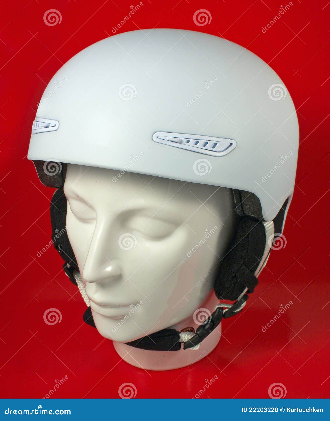White Ski Helmet stock photo. Image of mountains, safely - 22203220