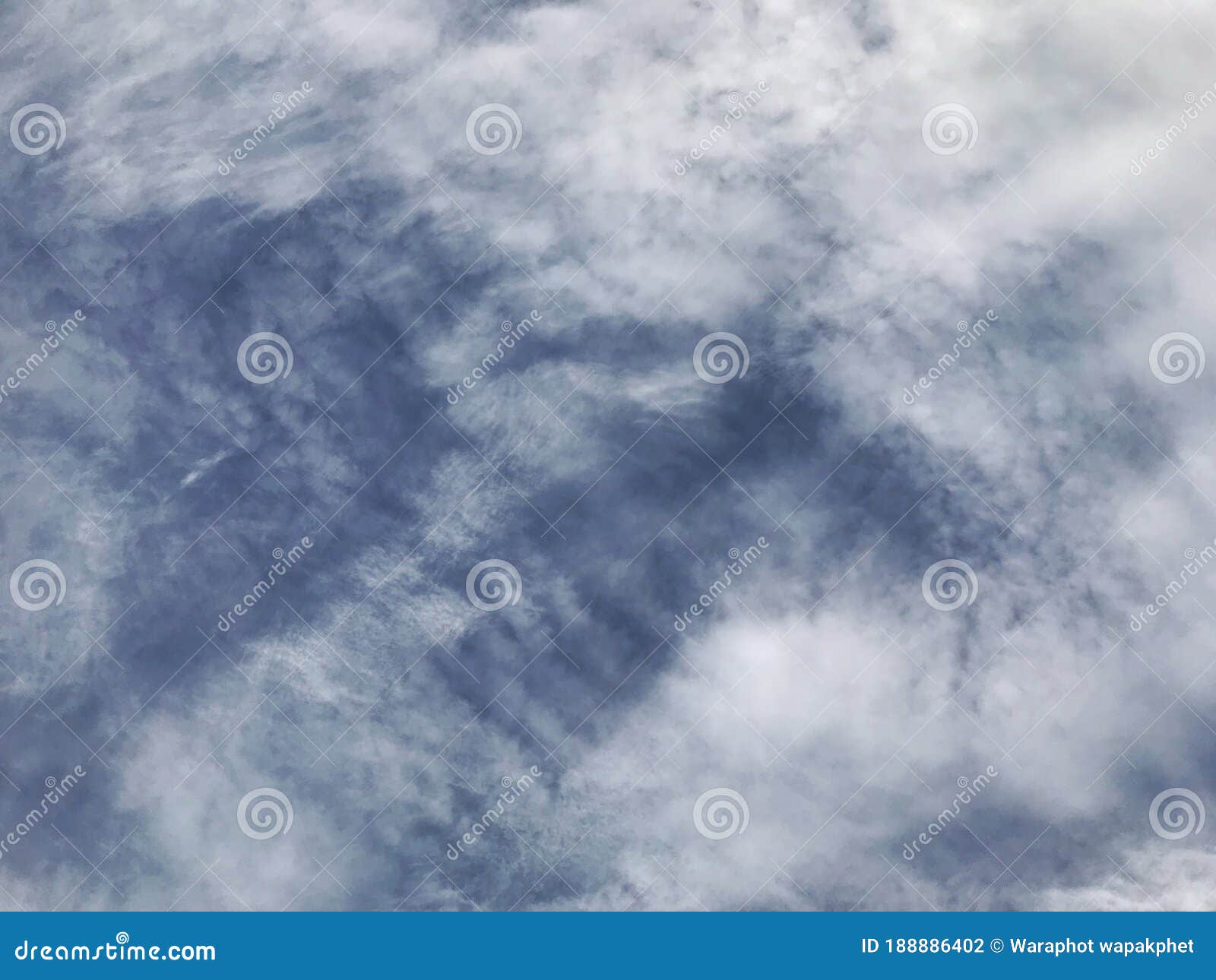 White Sky and Clouds Pattern Texture Background. Stock Photo - Image of ...